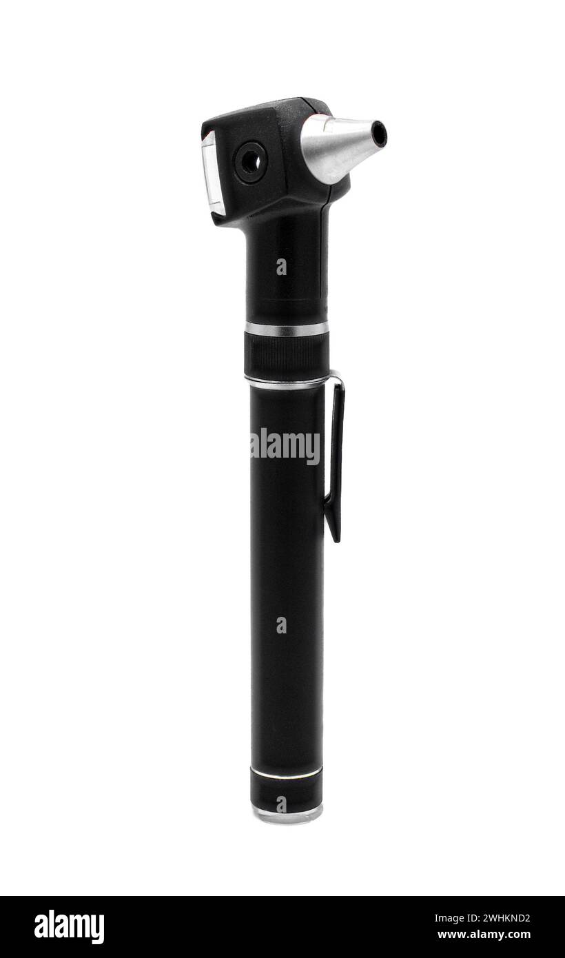 Nose and throat examination otoscope hi-res stock photography and ...