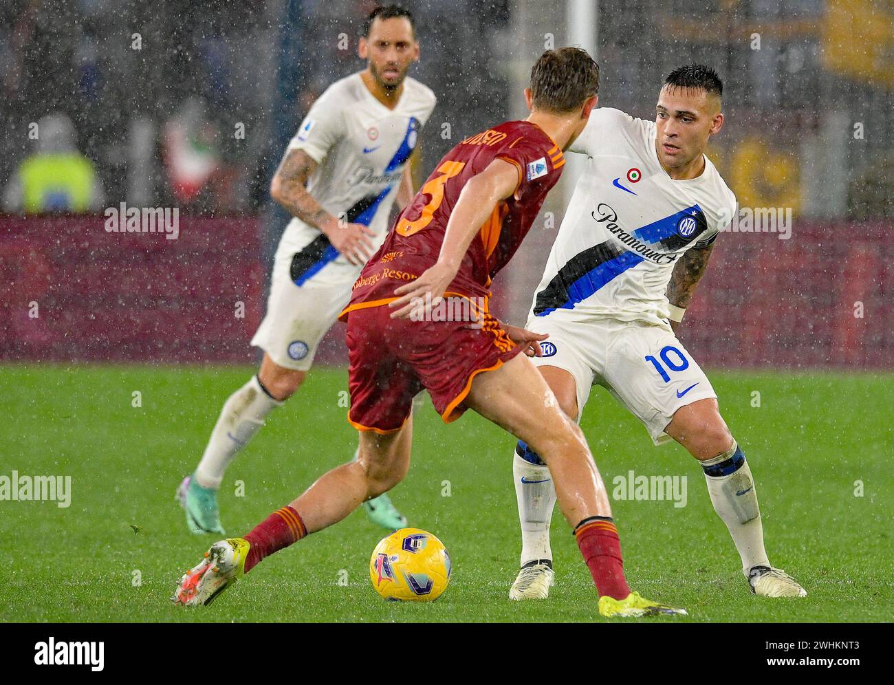 Stadio Olimpico, Rome, Italy. 10th Feb, 2024. Serie A Football; Roma ...