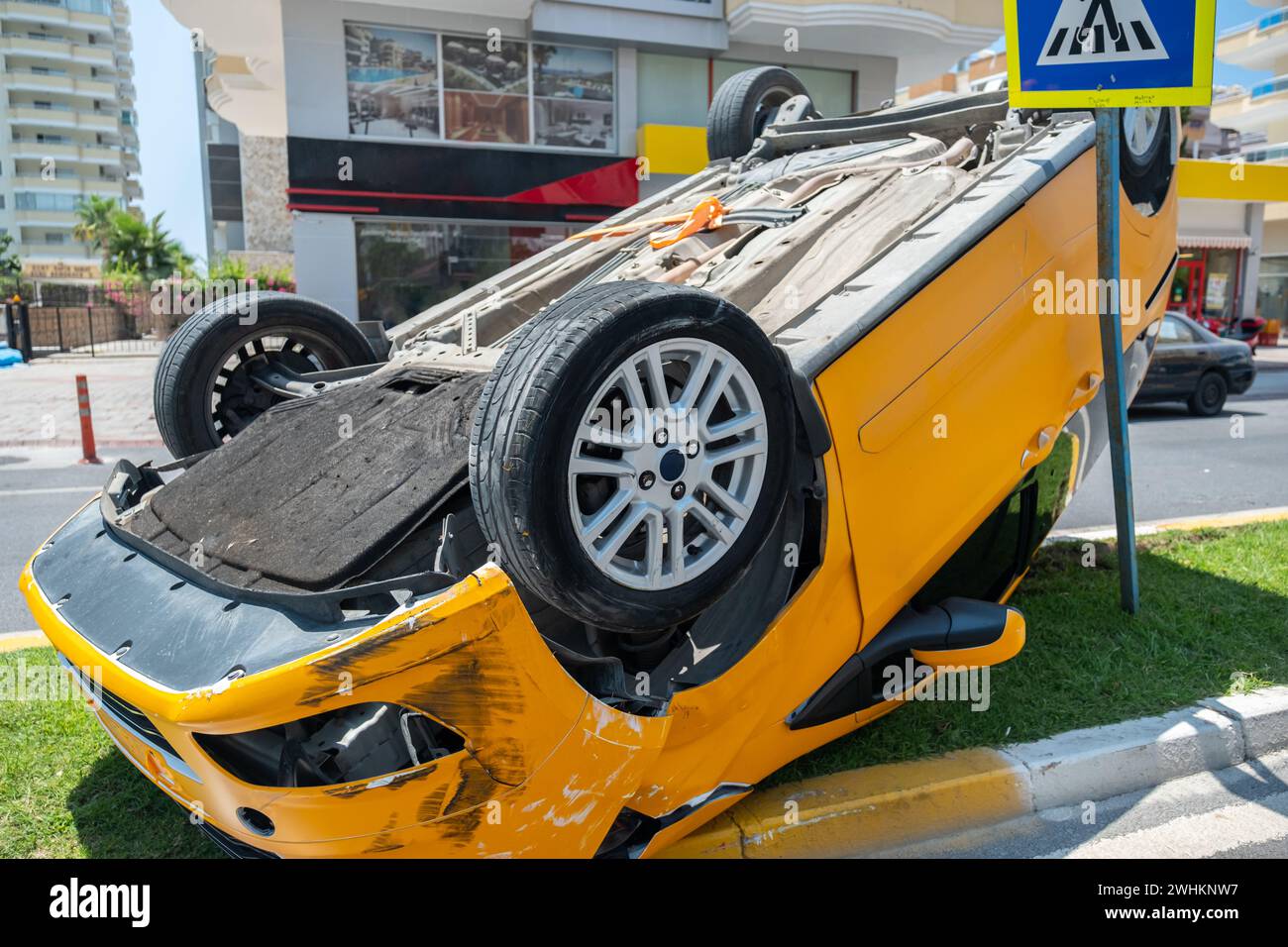 Car flip hi-res stock photography and images - Alamy
