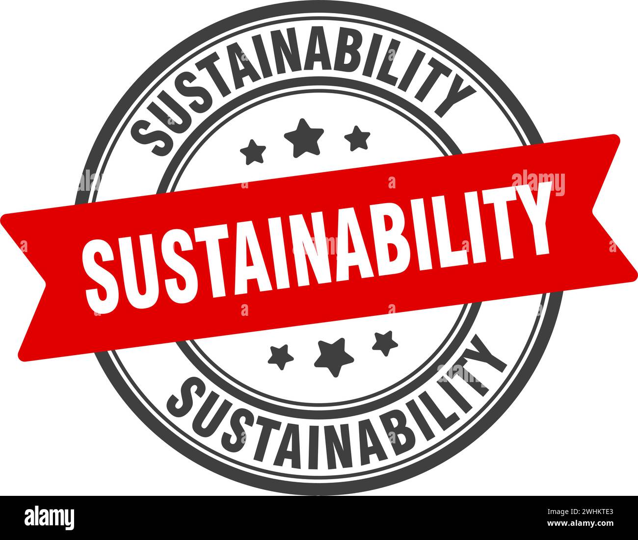 sustainability stamp. sustainability round sign. label on transparent ...