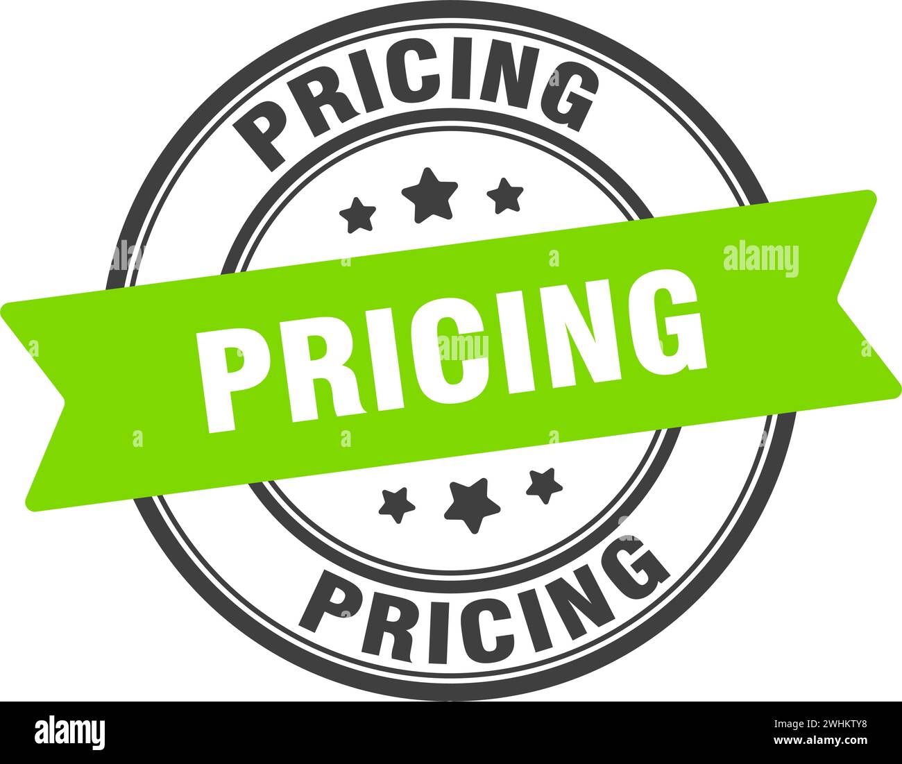 pricing stamp. pricing round sign. label on transparent background ...