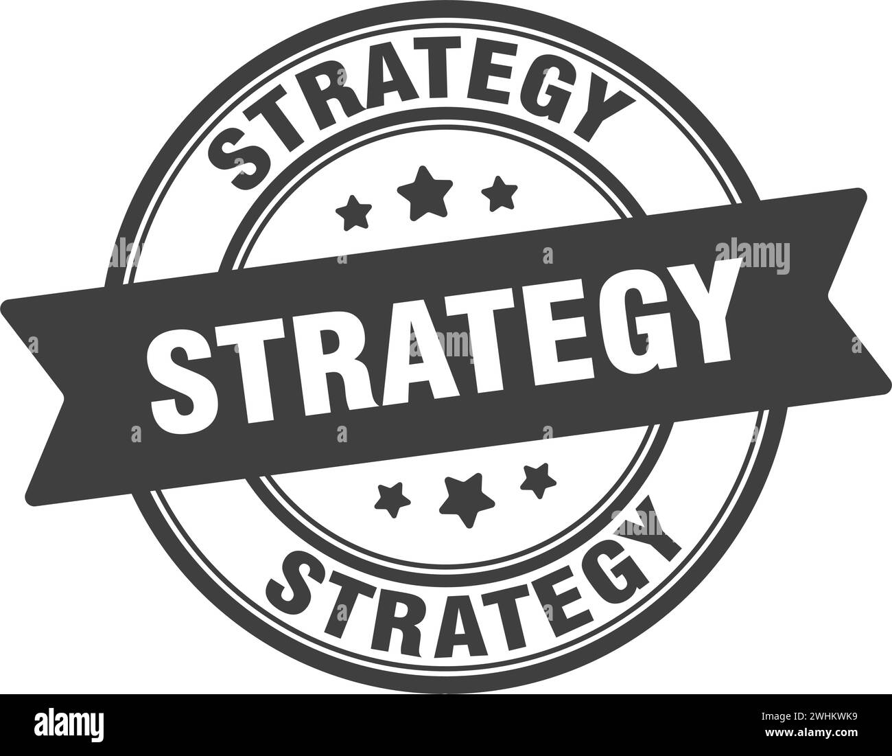 strategy stamp. strategy round sign. label on transparent background ...