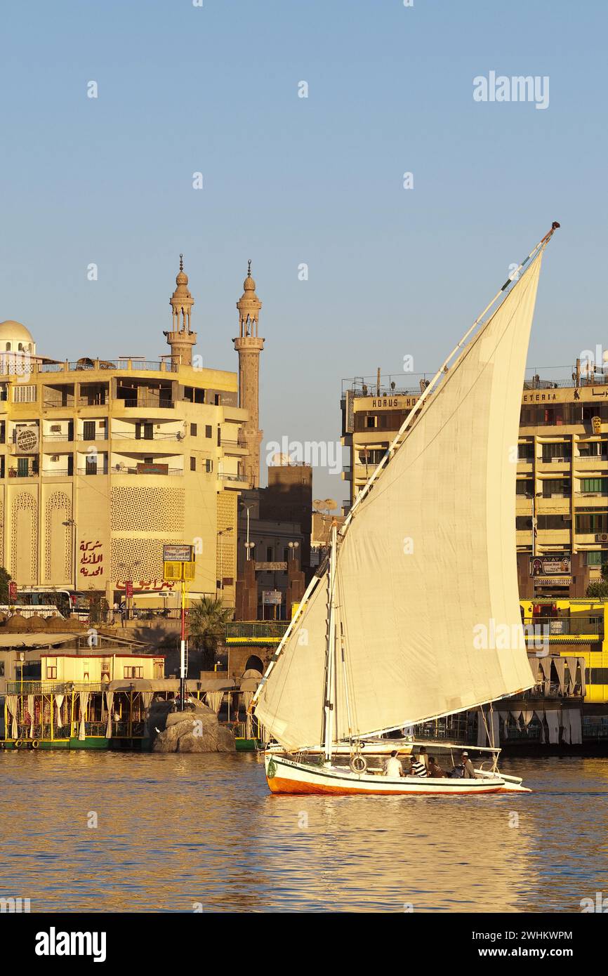 Egypt, Egypt, landscape, Nile, boat, boats, Felucca, Feluccas, Nile ...