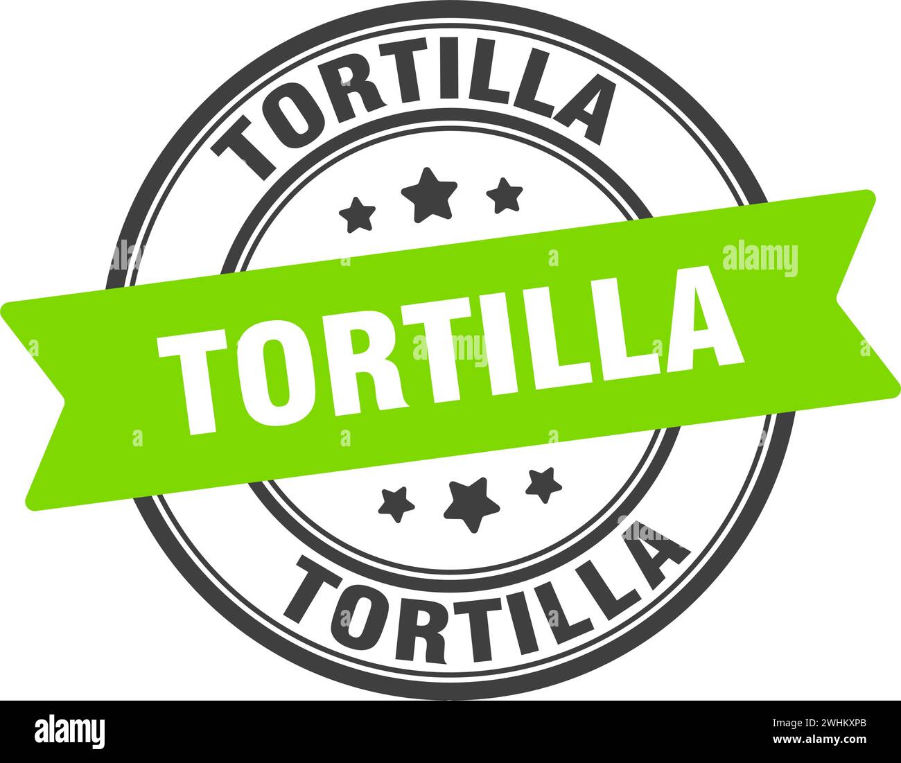 tortilla stamp. tortilla round sign. label on transparent background ...