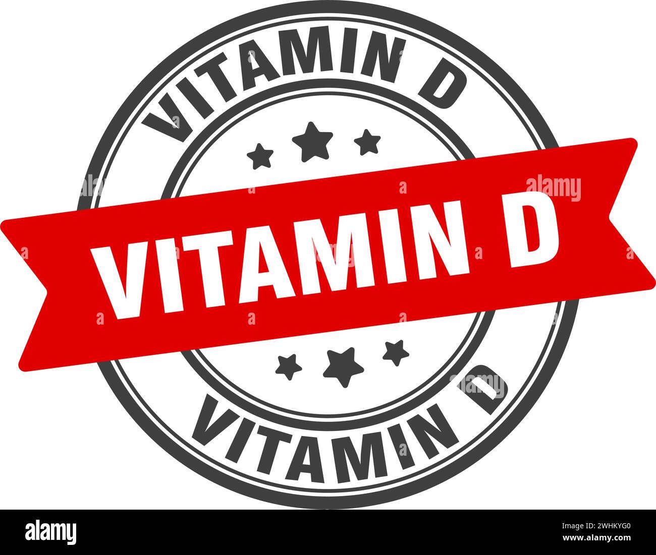 vitamin d stamp. vitamin d round sign. label on transparent background ...