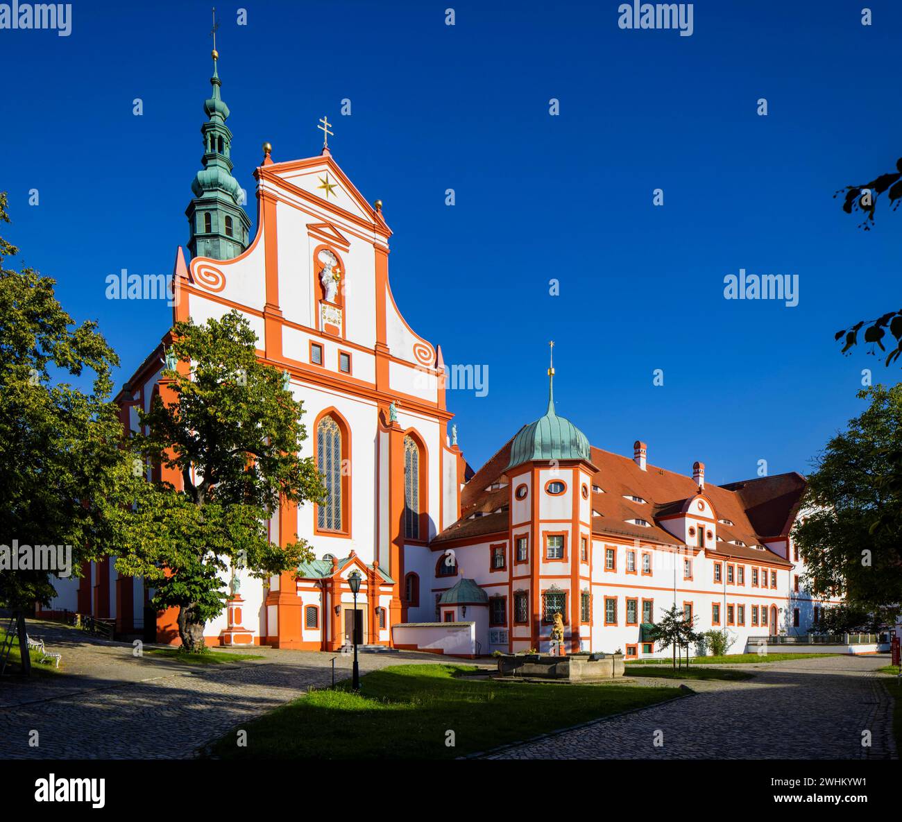 The monastery of St Marienstern is a Cistercian abbey in Panschwitz ...