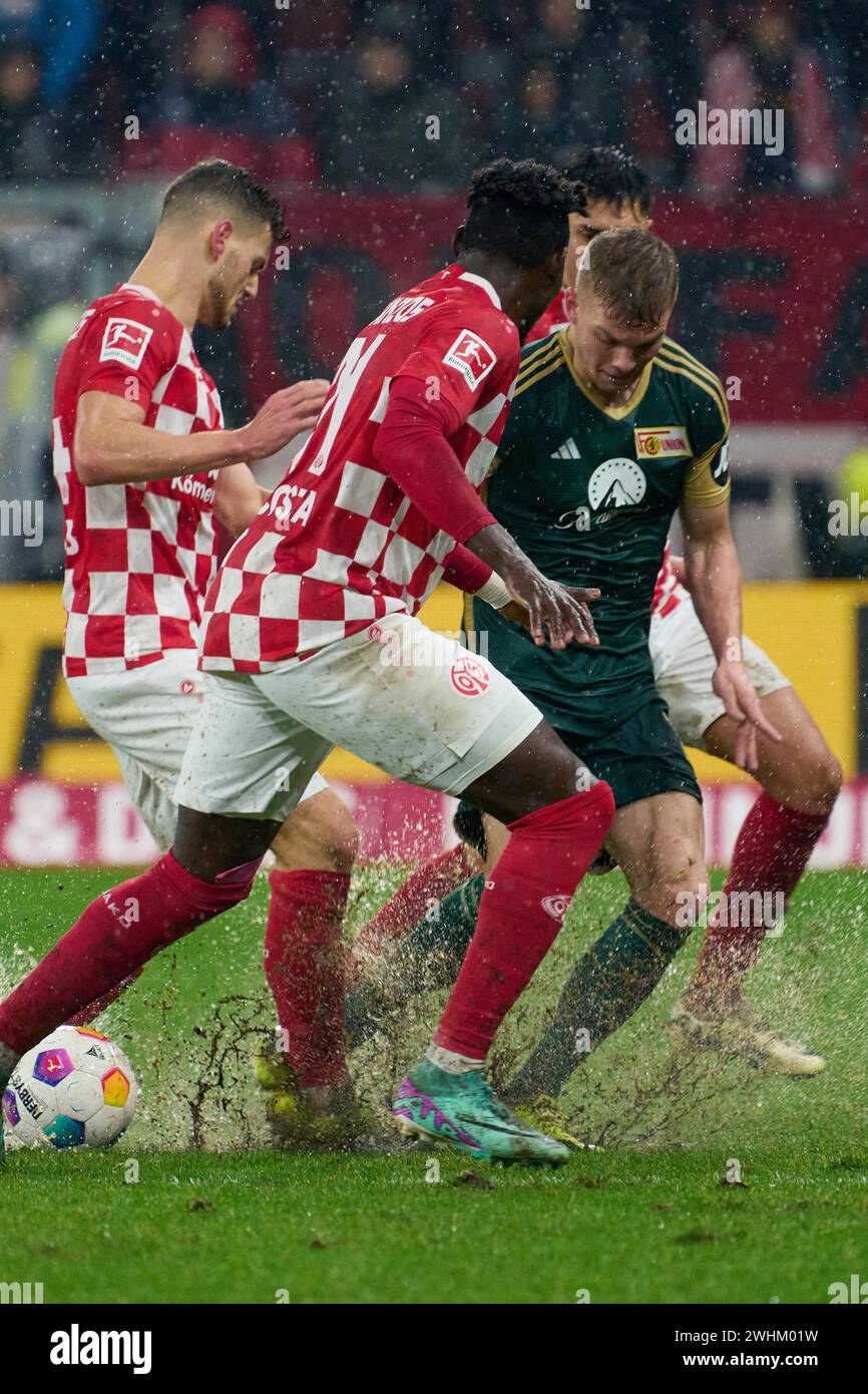 Football Bundesliga catch-up match Mainz 05-Union Berlin at the MEWA ...