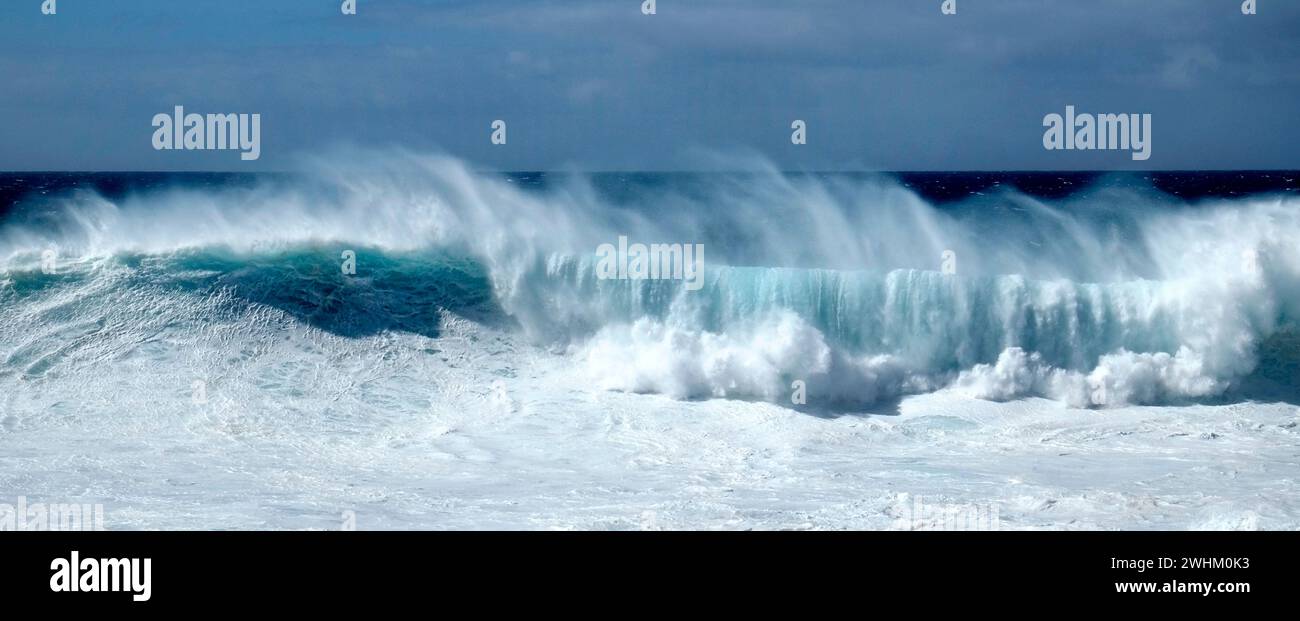 Wave, wildly moving sea Stock Photo - Alamy