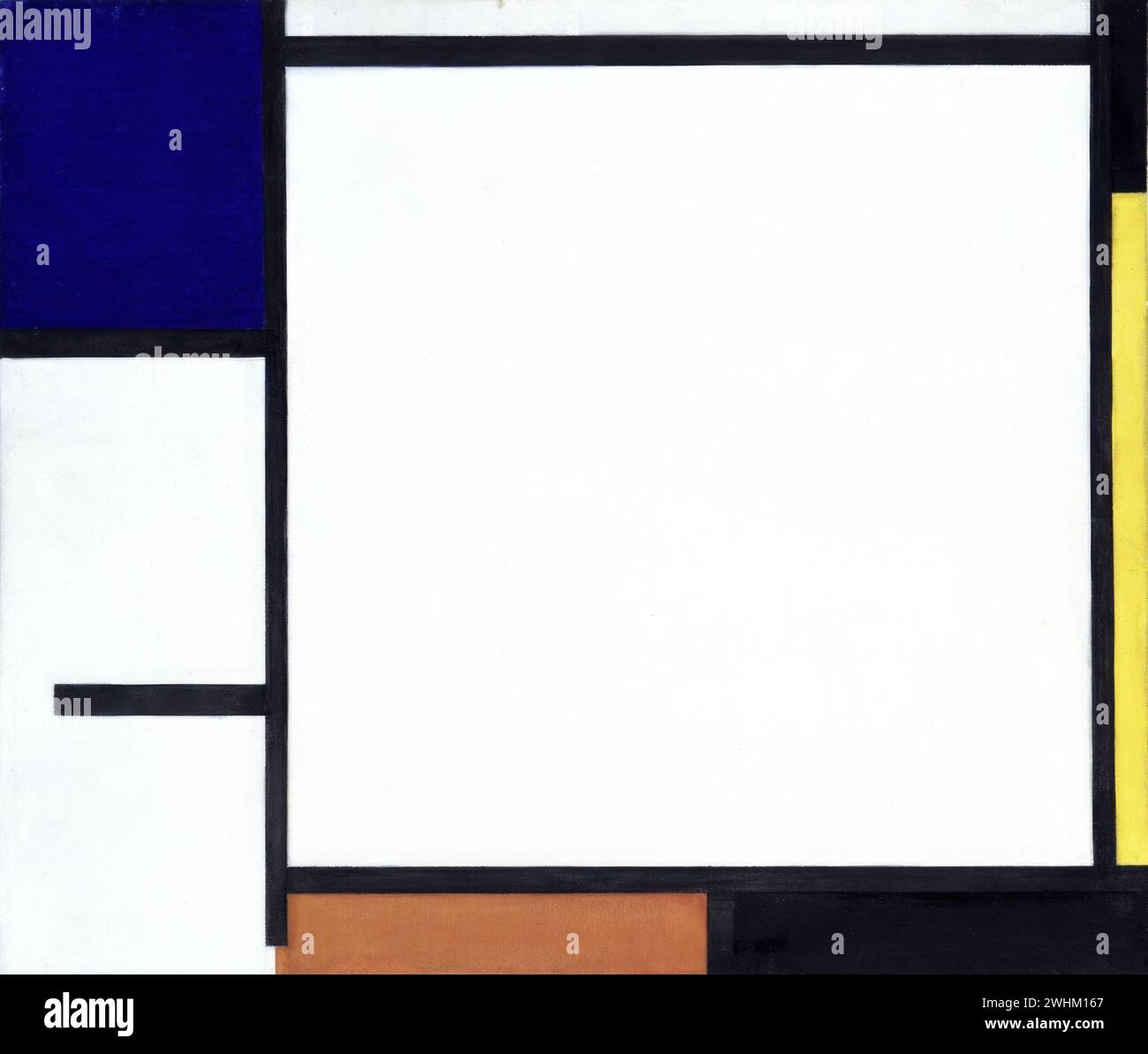 Composition with Blue, Black, Yellow, and Red. Piet Mondrian. 1922 ...