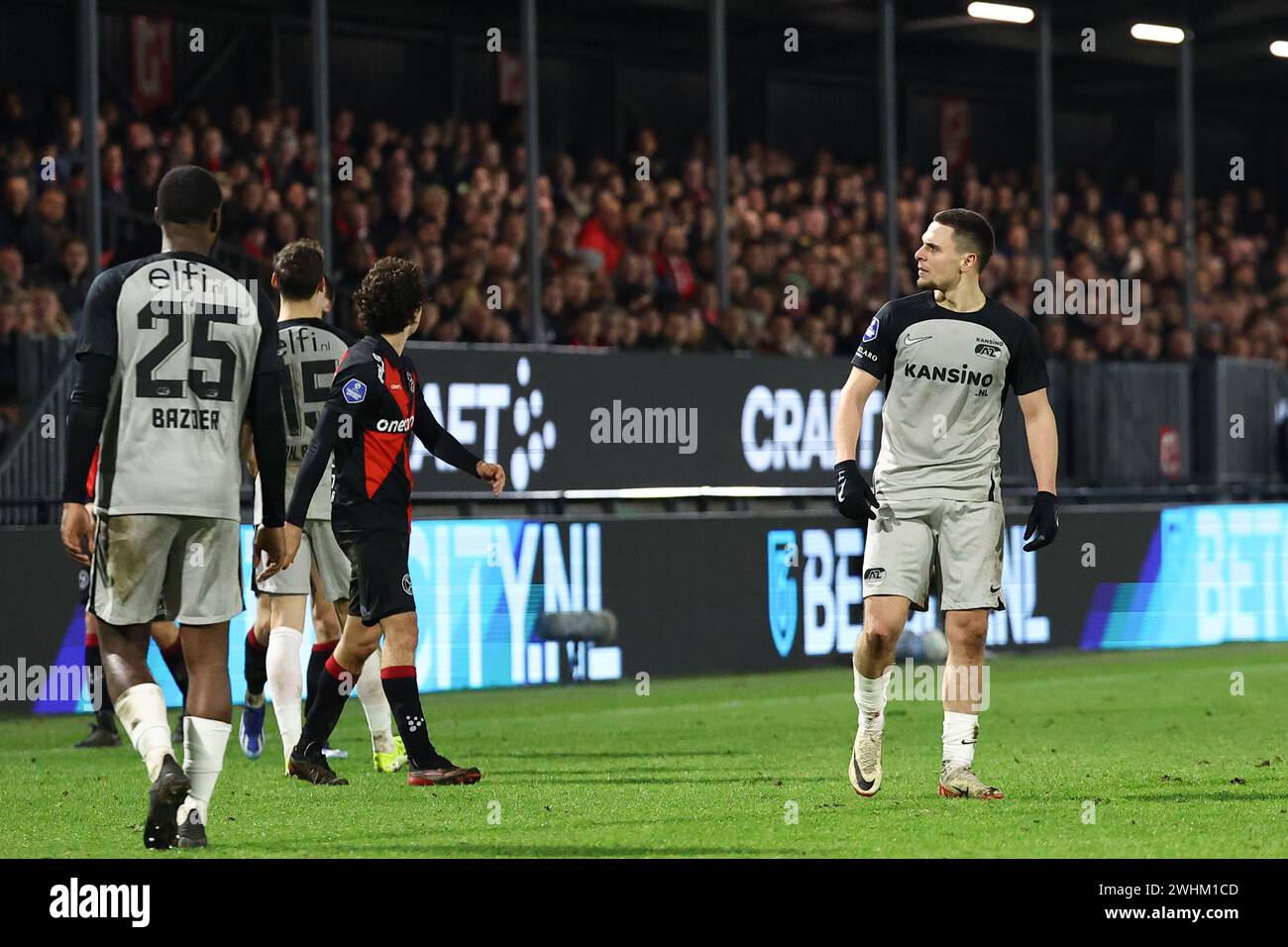 Almere, Netherlands. 10th Feb, 2024. ALMERE, 10-02-2024, Yanmar Stadium ...