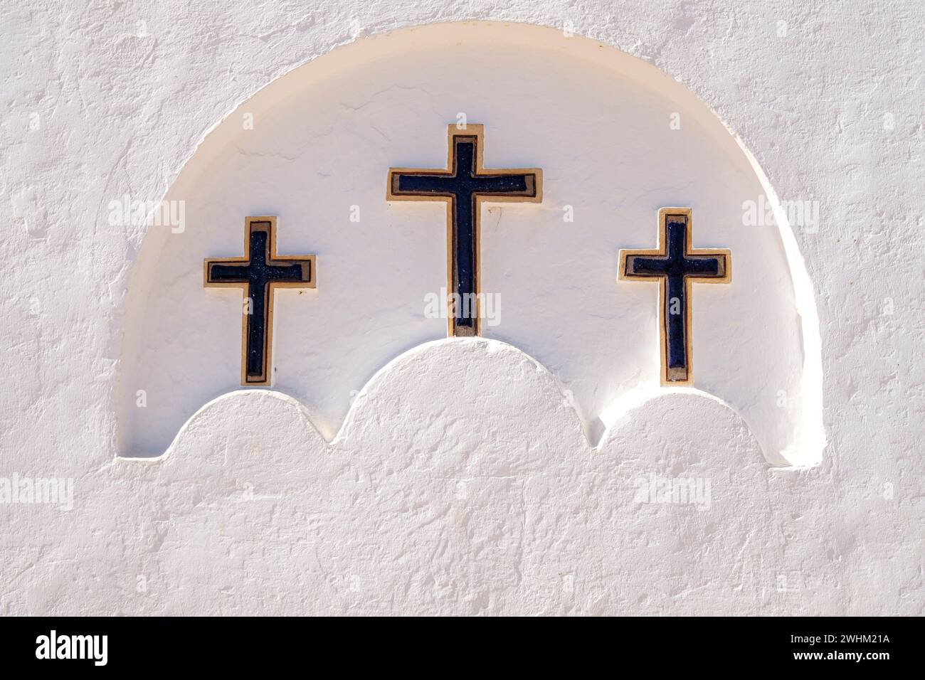Lines of crosses hi-res stock photography and images - Alamy