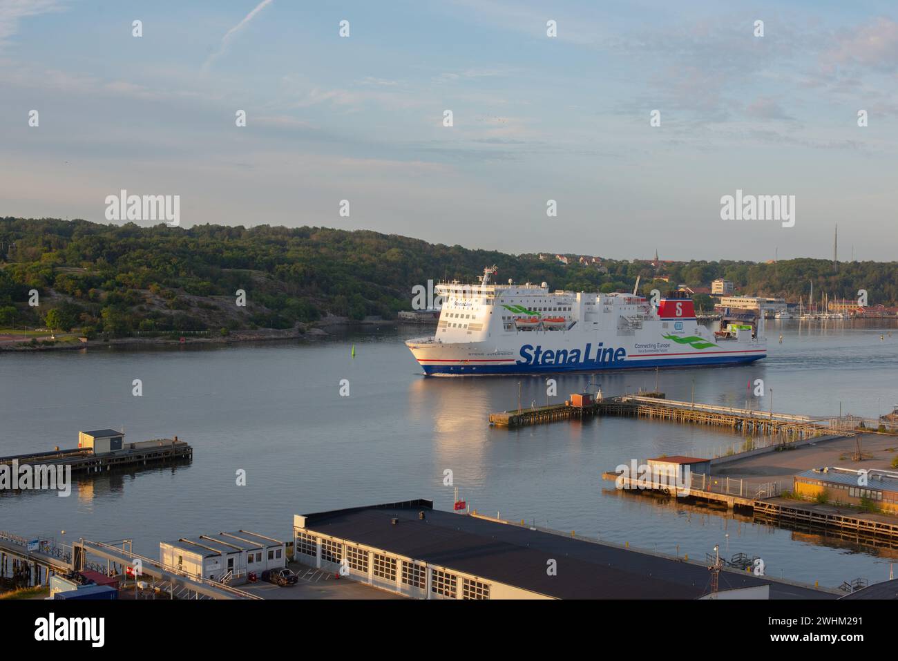 Gothenburg, Sweden - August 24 2021: RoRo ferry Stena Jutlandica in ...