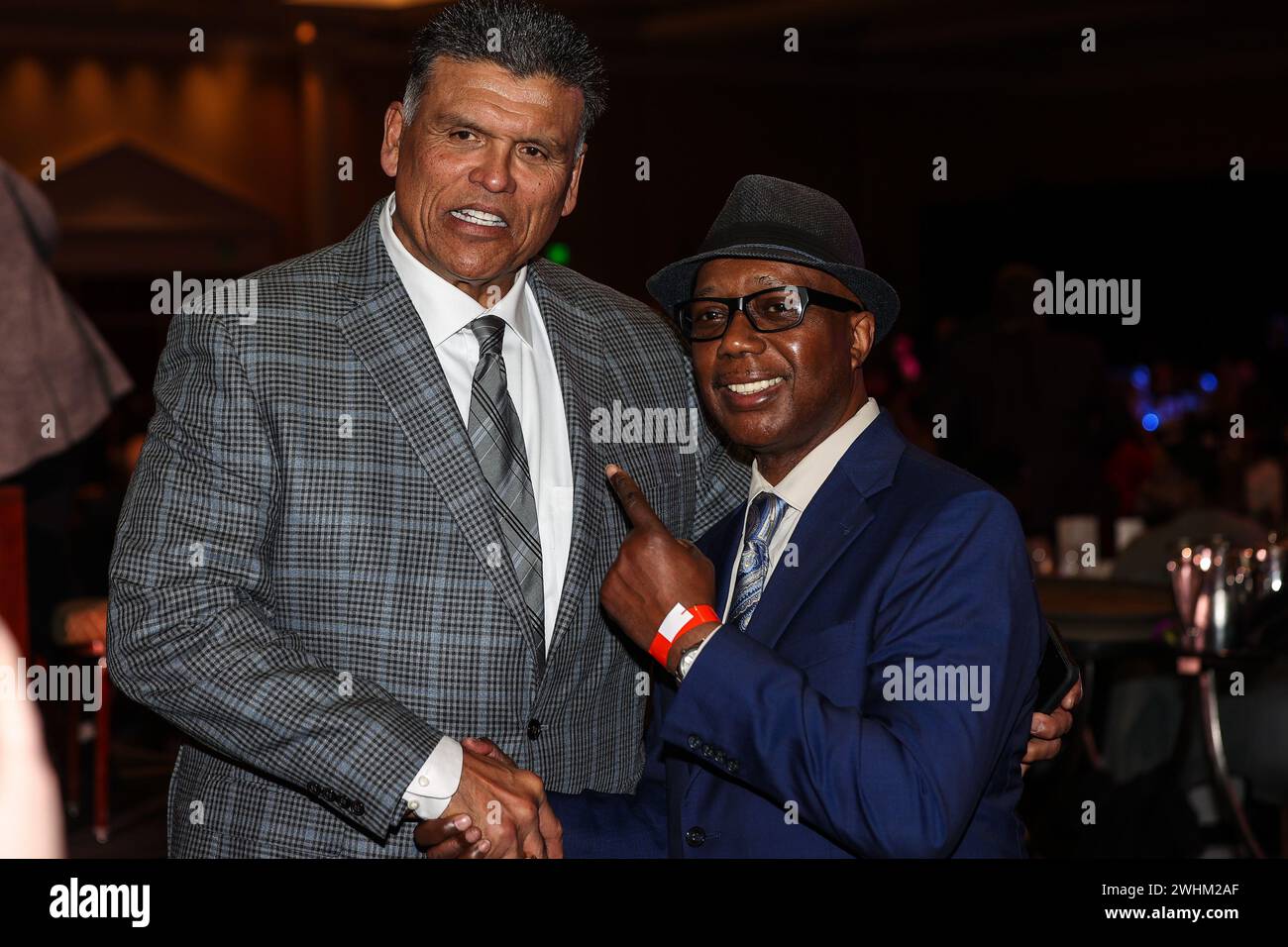 Las Vegas, NV, USA. 10th Feb, 2024. NFL Hall of Fame member Anthony ...