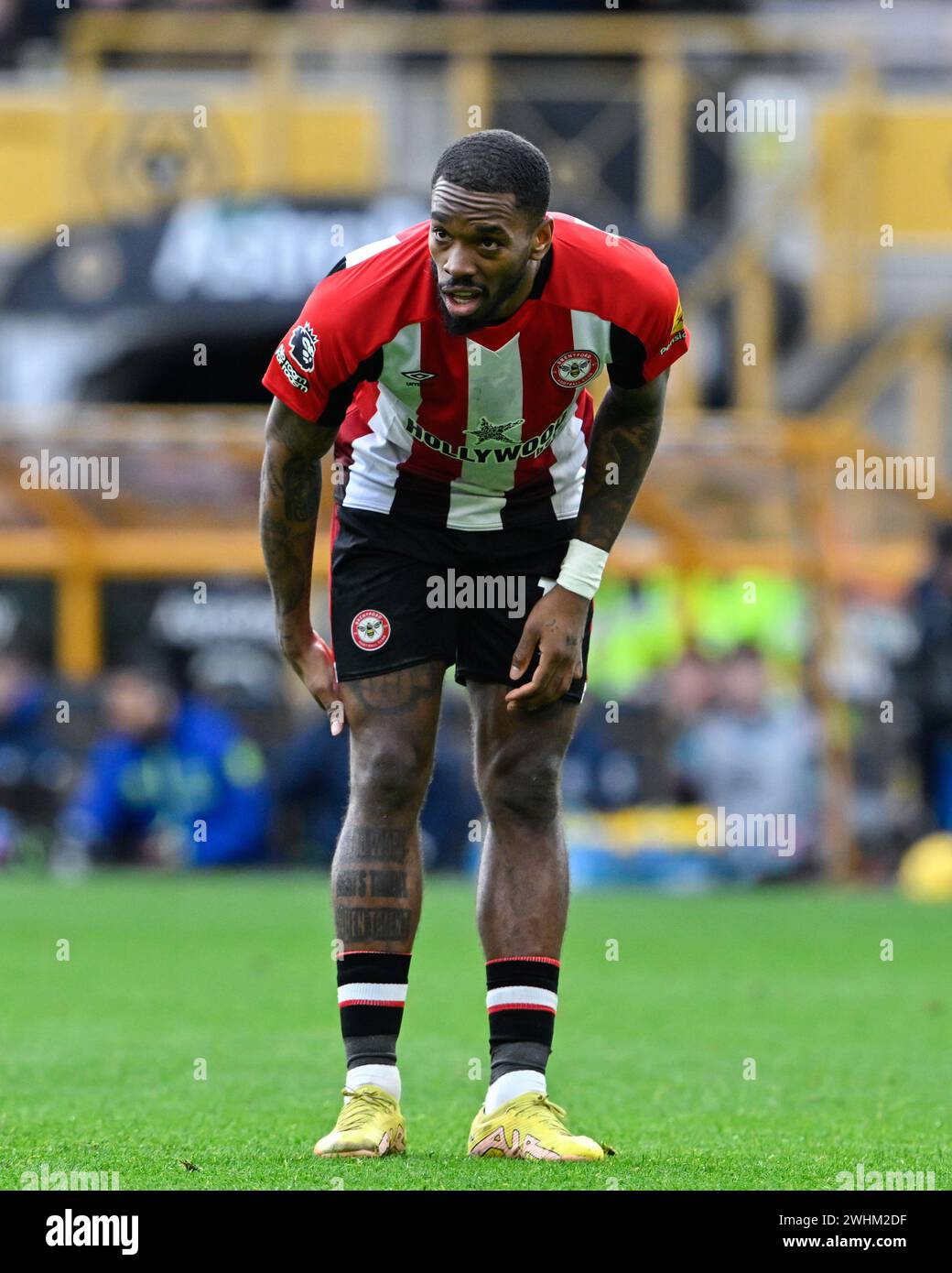 Ivan Toney of Brentford, during the Premier League match Wolverhampton ...