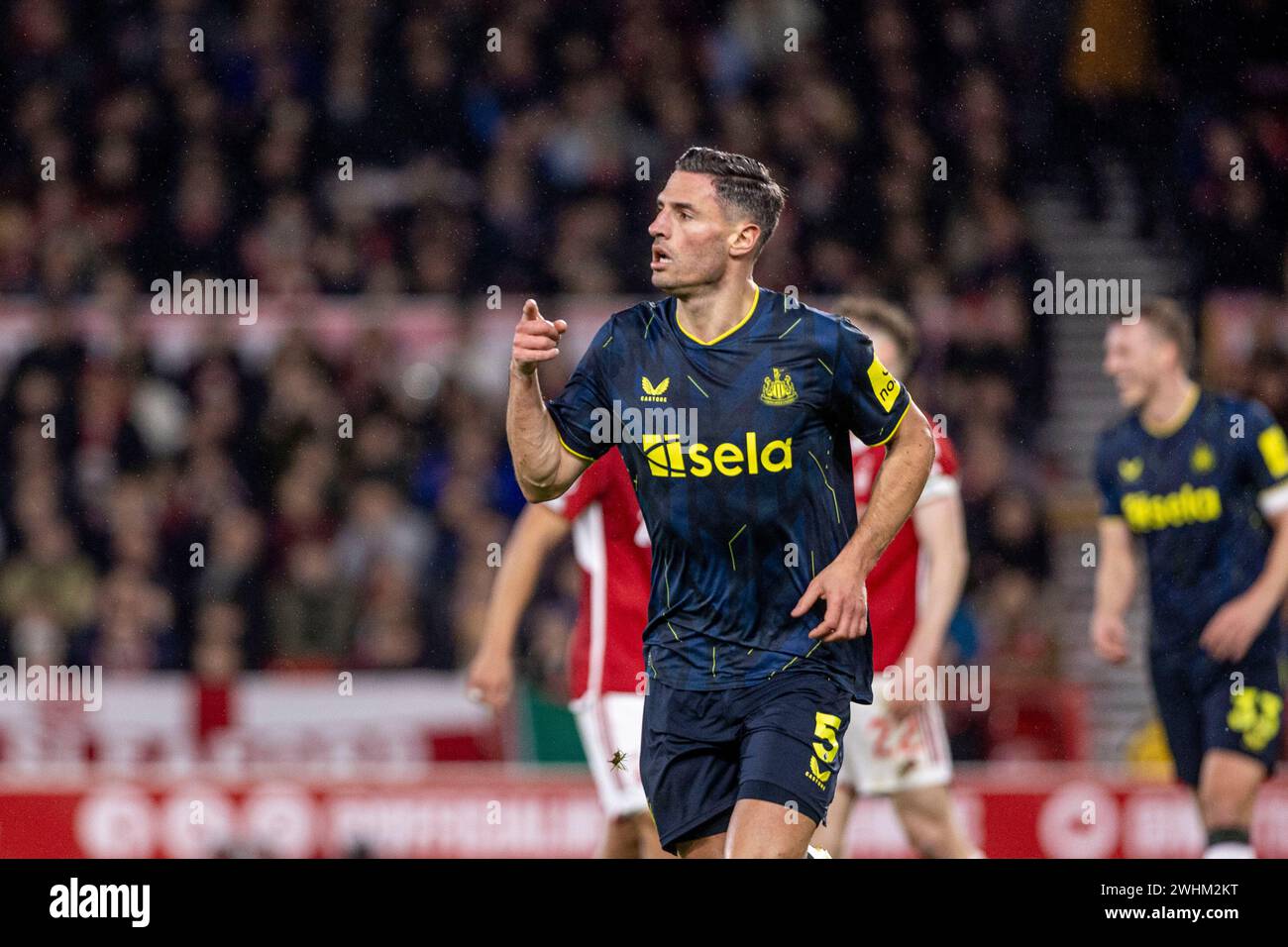 Nottingham, UK. 10th Feb, 2024. Fabian Schar of Newcastle United ...