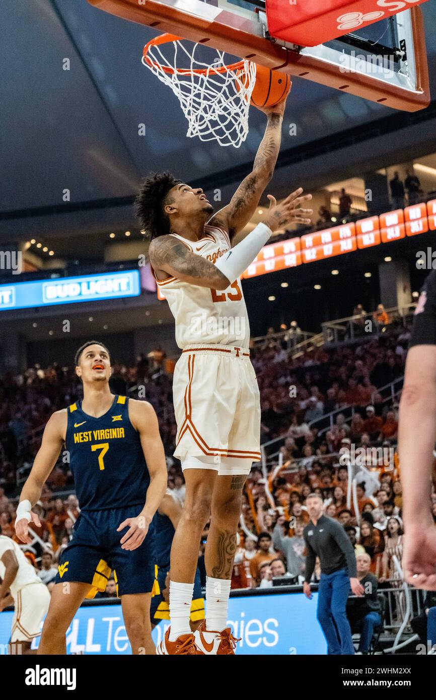 Austin, USA. 10th Feb, 2024. Feb 10, 2024. Dillon Mitchell #23 of the ...