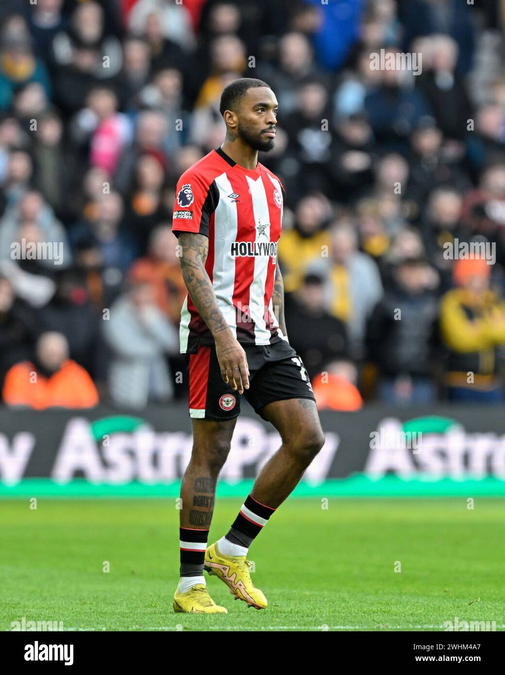 Ivan Toney of Brentford, during the Premier League match Wolverhampton ...