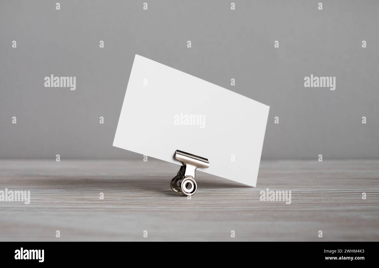 Blank business card Stock Photo - Alamy