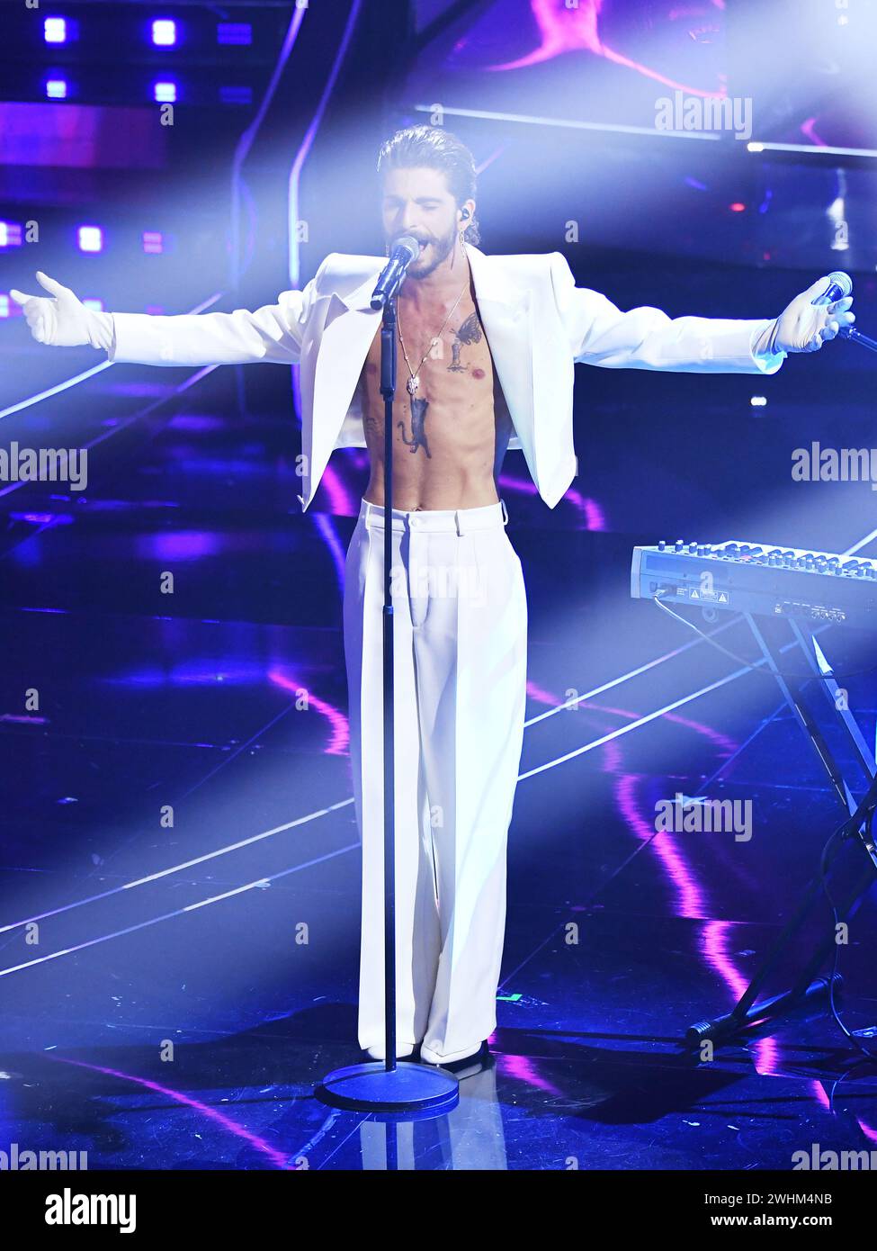 Sanremo, 74th Italian Song Festival. Fifth Evening. - In the photo ...