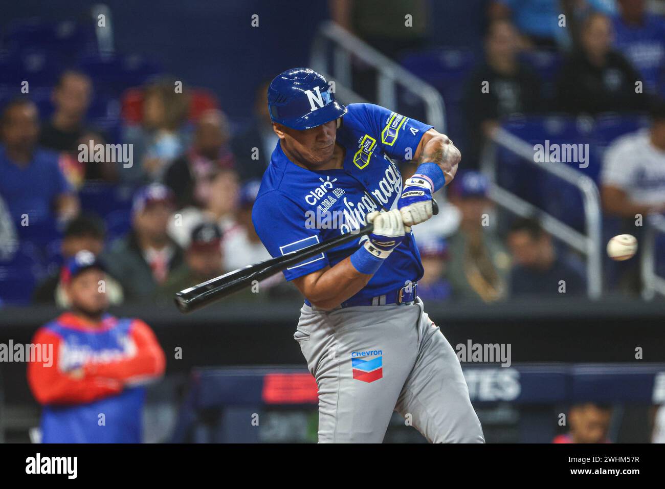 MIAMI, FLORIDA - FEBRUARY 1: Jose Saul Orozco of Gigantes de Rivas of ...