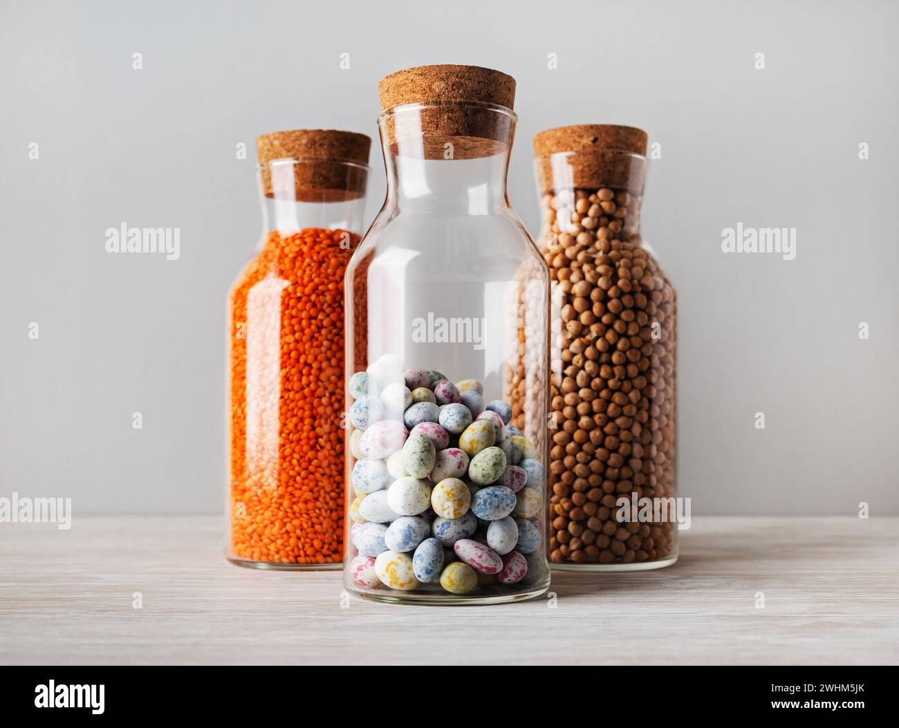 Food ingredient container jars hi-res stock photography and images - Alamy