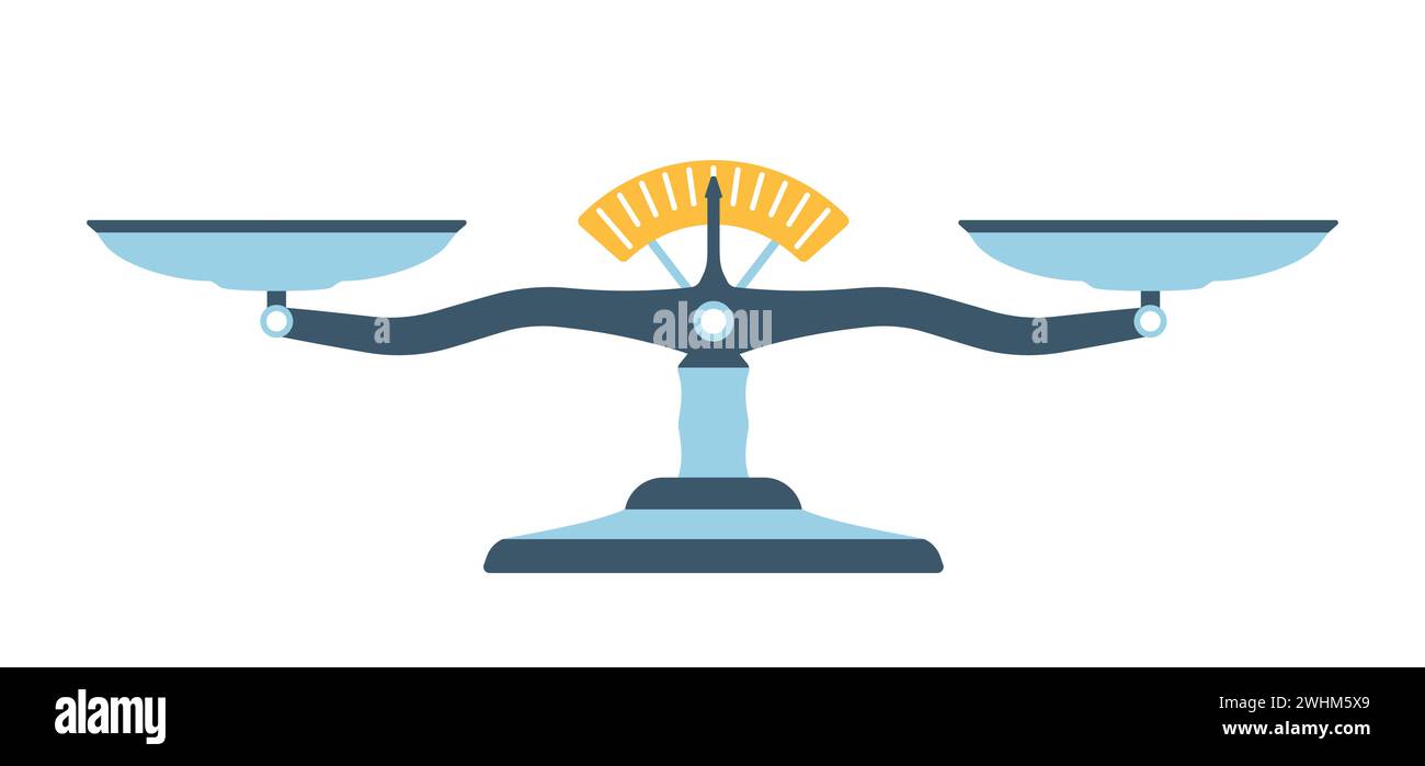 Balance sign. Scale symbol. Isolated background Stock Vector Image ...