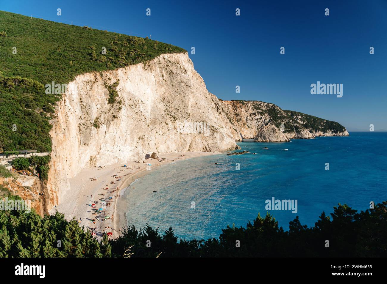 Majestic Cliffside Beach Panorama Stock Photo - Alamy