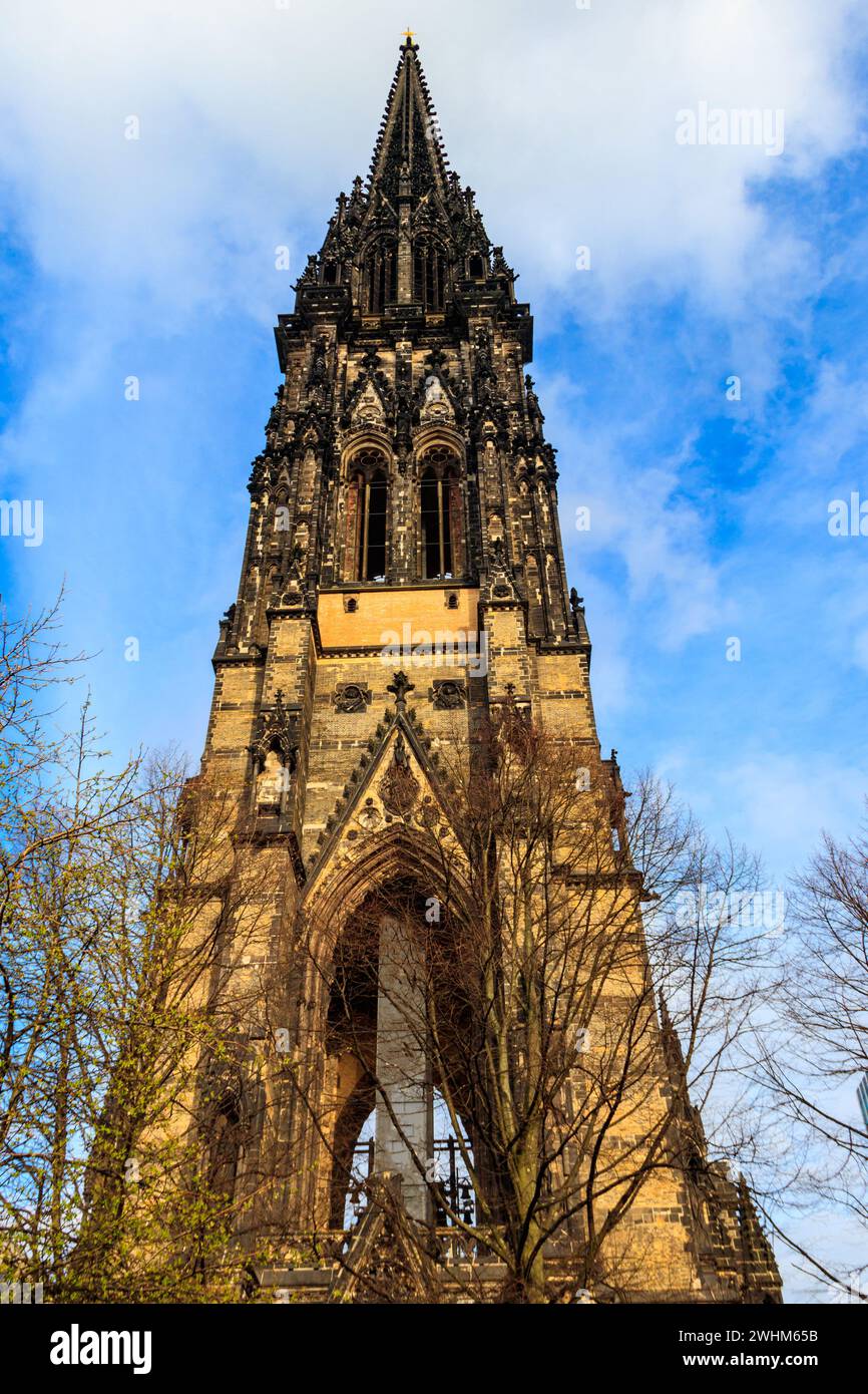 St. Nicholas Church in Hamburg, Germany Stock Photo - Alamy