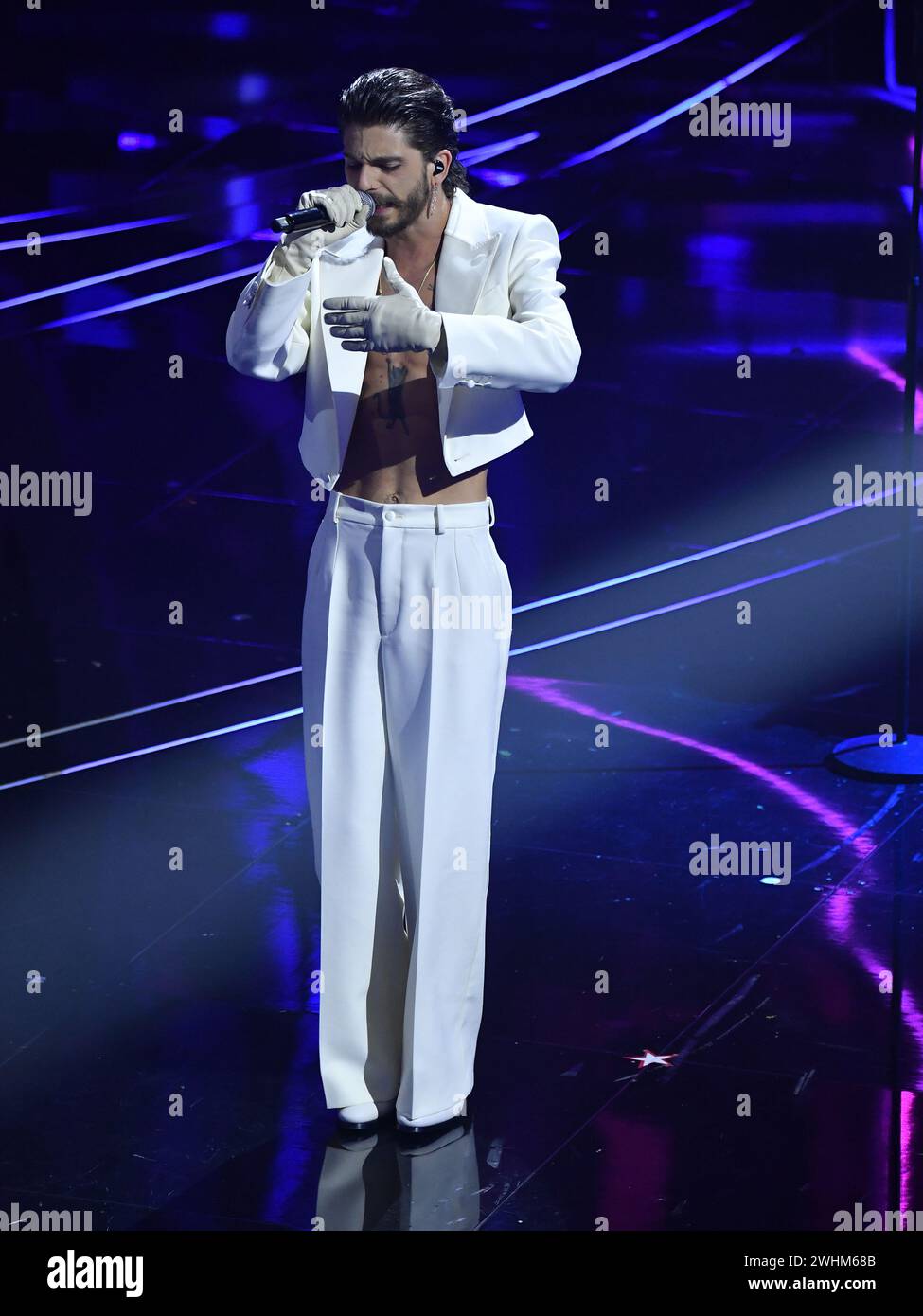 Sanremo, 74th Italian Song Festival. Fifth Evening. - In the photo ...