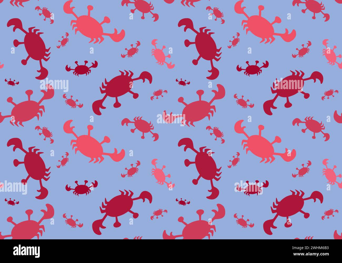 Seamless animals seamless crabs pattern for wrapping paper and fabrics ...