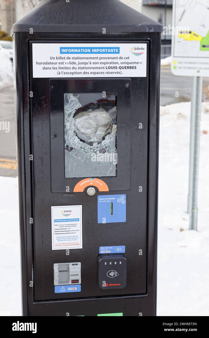 Vandalized parking meter hi-res stock photography and images - Alamy