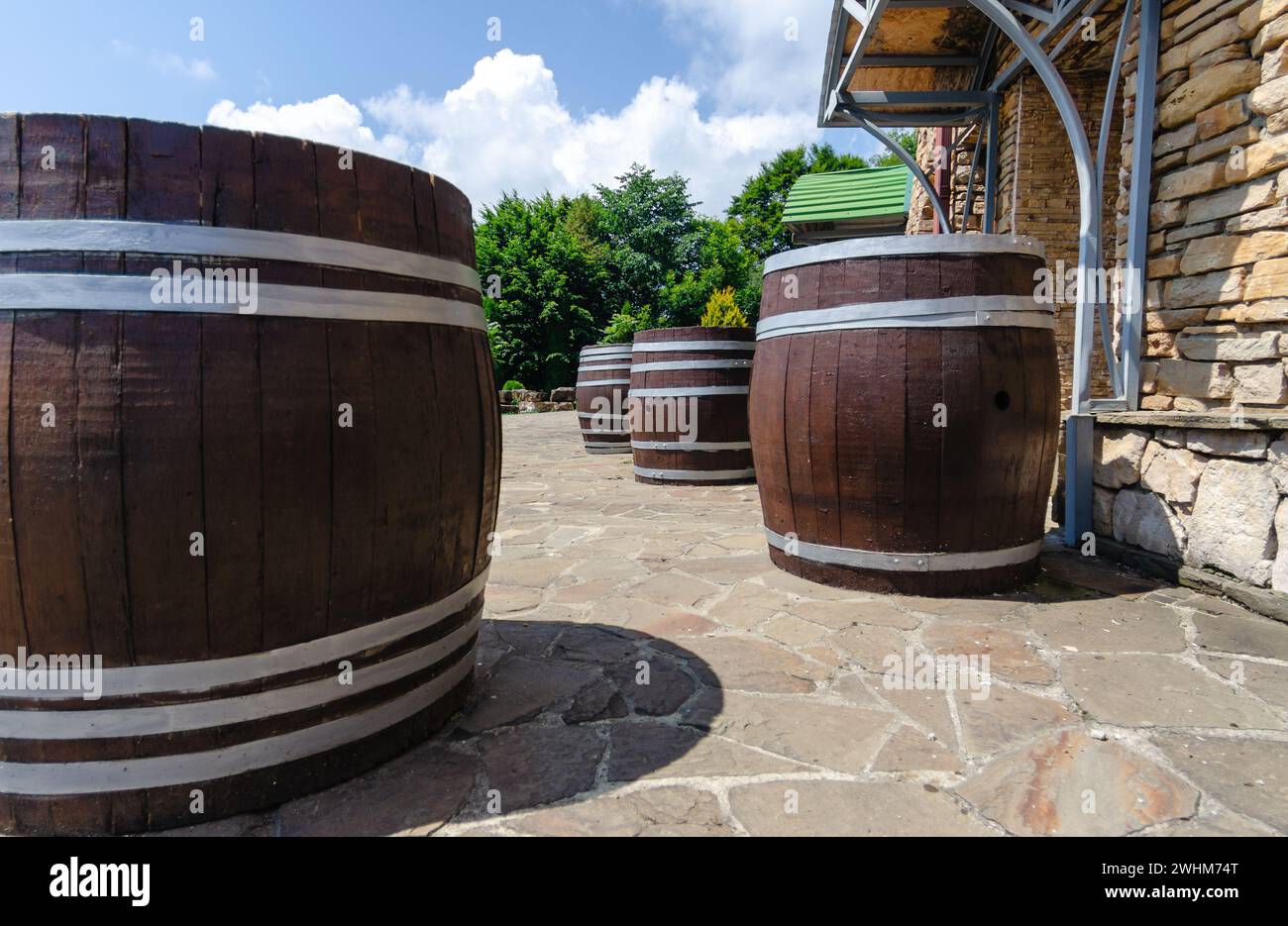 Wooden barrels with rum hi-res stock photography and images - Alamy