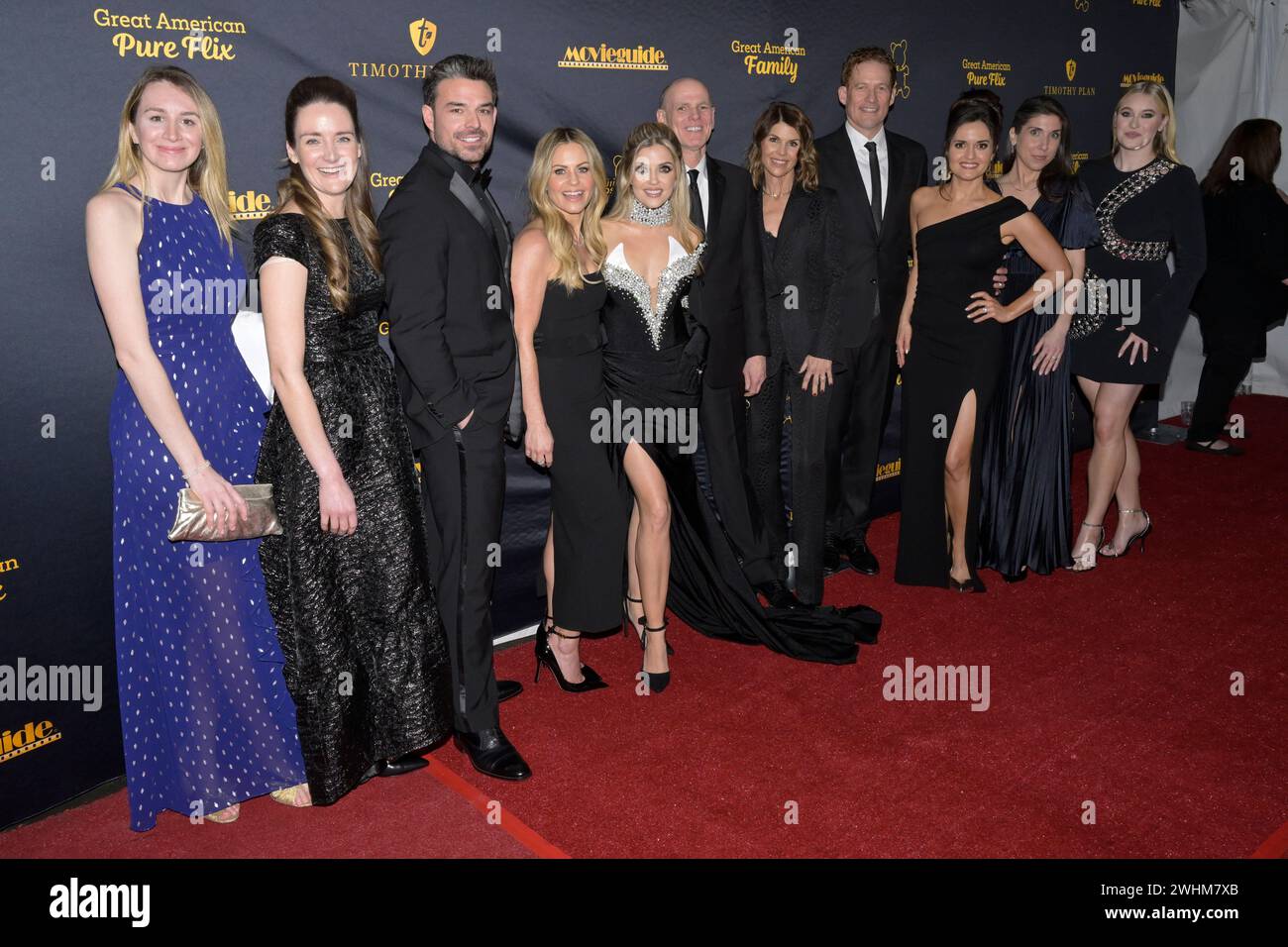 Hollywood, California, USA. 09th Feb, 2024. (L-R) Jesse Hutch, Jen ...