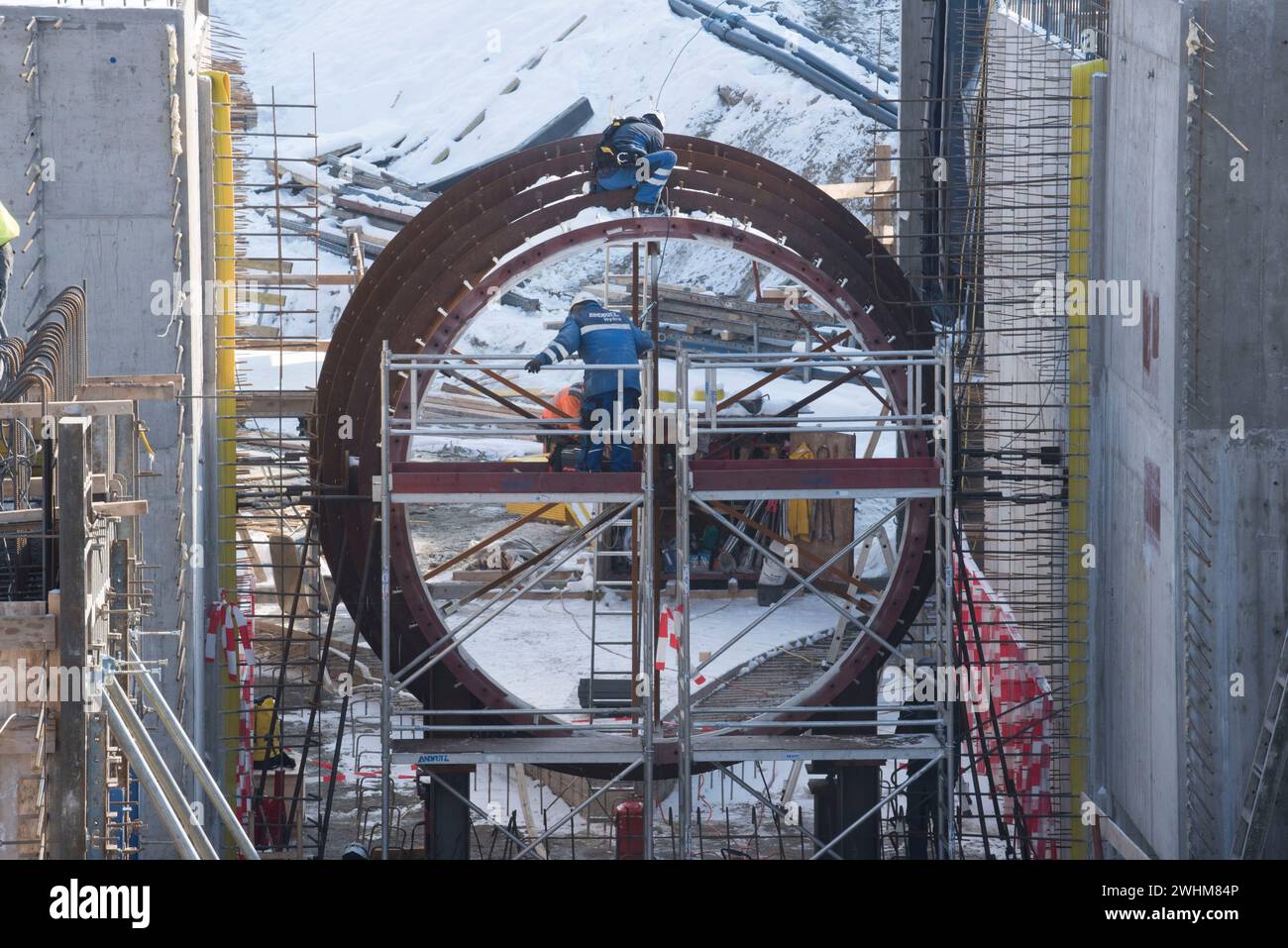 Turbine shaft of a turbine Stock Photo - Alamy