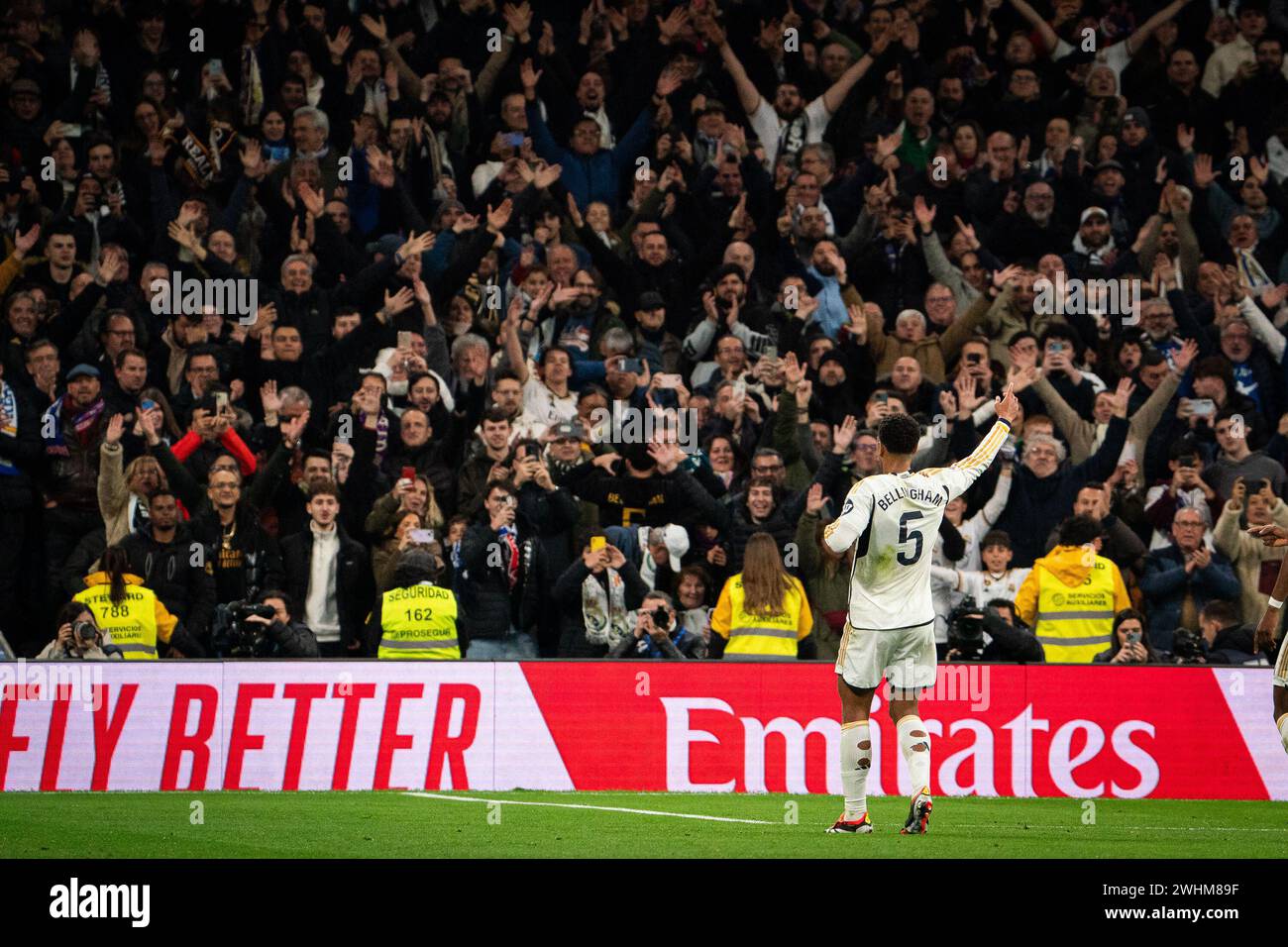 10th February 2024; Santiago Bernabeu Stadium, Madrid, Spain, Spanish ...