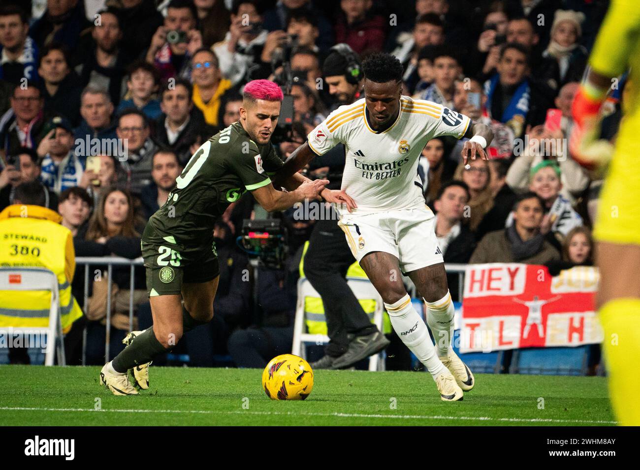 10th February 2024; Santiago Bernabeu Stadium, Madrid, Spain, Spanish La Liga Football, Real ...