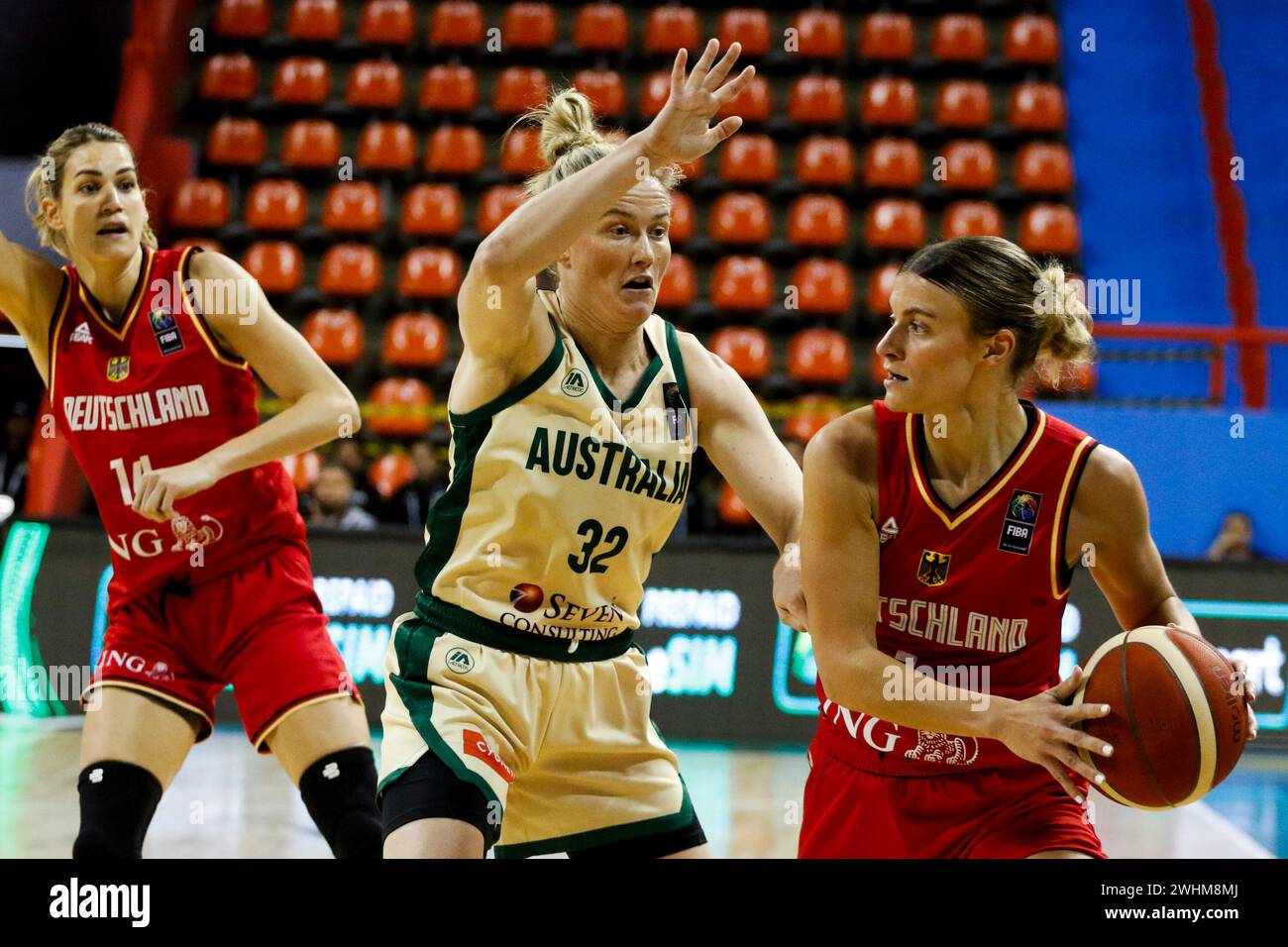 BELÉM, PA - 10.02.2024: AUSTRÁLIA X ALEMANHA - Australia x Germany game ...