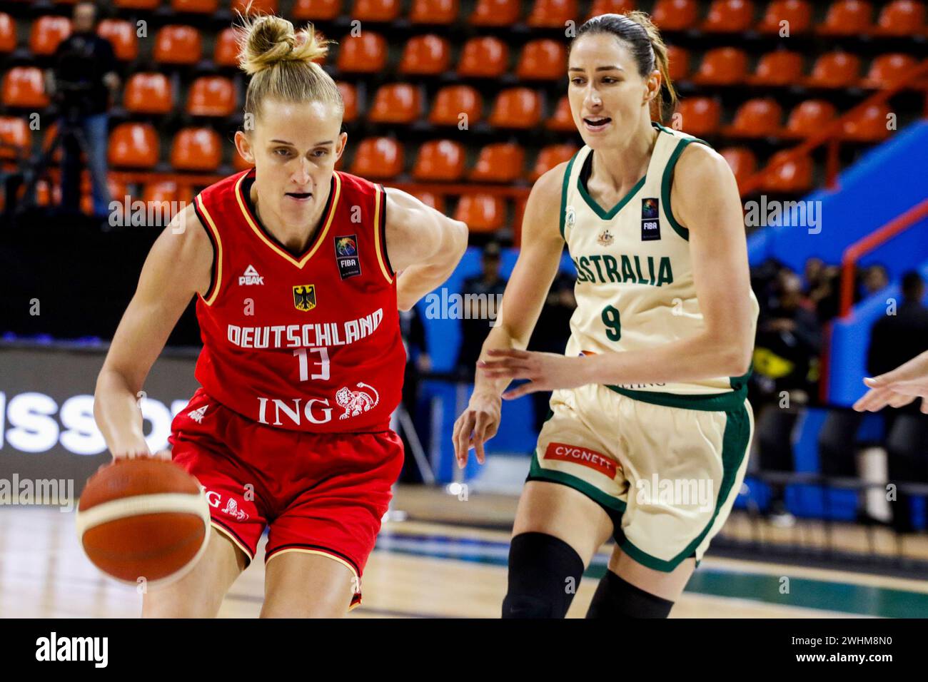 BELÉM, PA - 10.02.2024: AUSTRÁLIA X ALEMANHA - Australia x Germany game ...