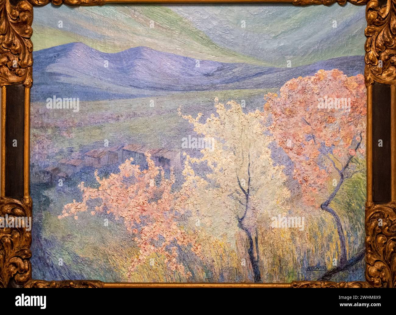 Almond tree painting hi-res stock photography and images - Alamy