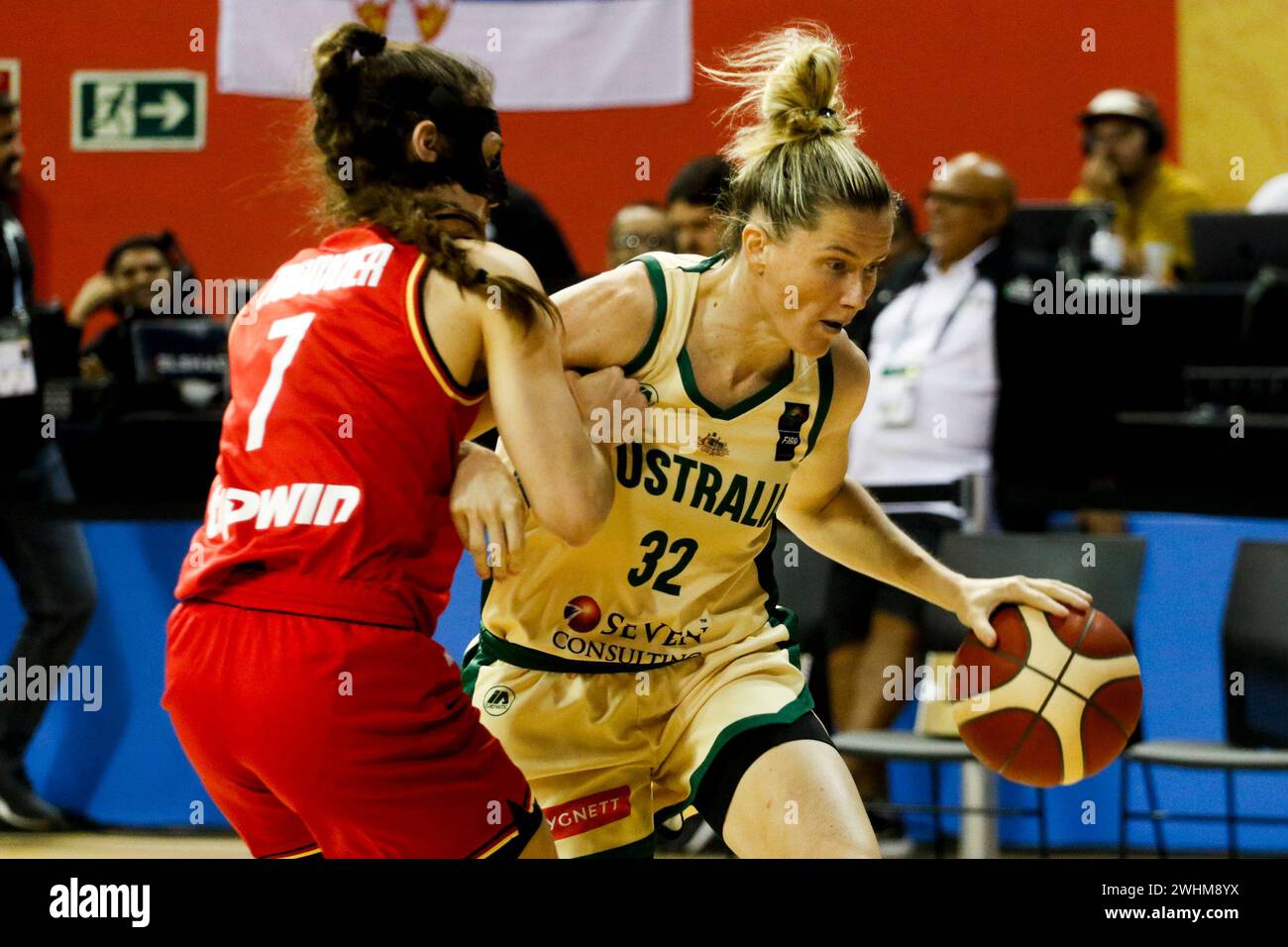 BELÉM, PA - 10.02.2024: AUSTRÁLIA X ALEMANHA - Australia x Germany game ...