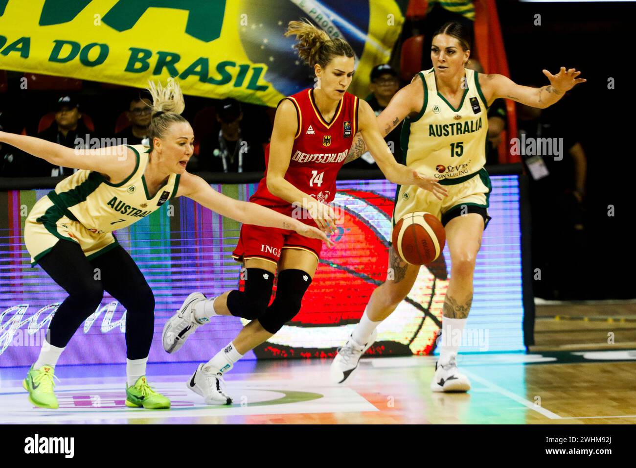 BELÉM, PA - 10.02.2024: AUSTRÁLIA X ALEMANHA - Australia x Germany game ...