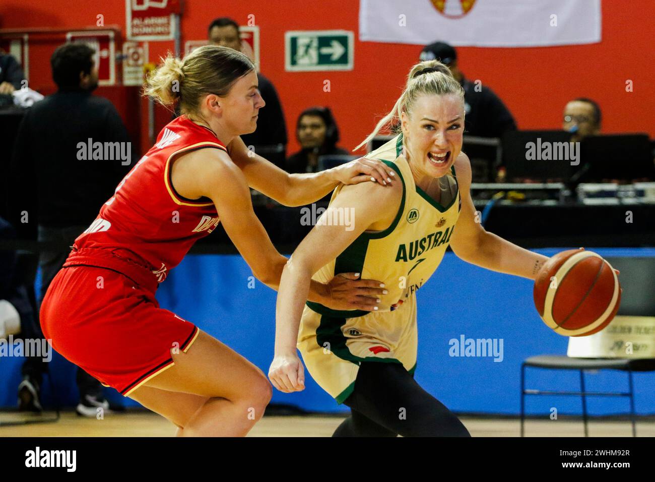 BELÉM, PA - 10.02.2024: AUSTRÁLIA X ALEMANHA - Australia x Germany game ...