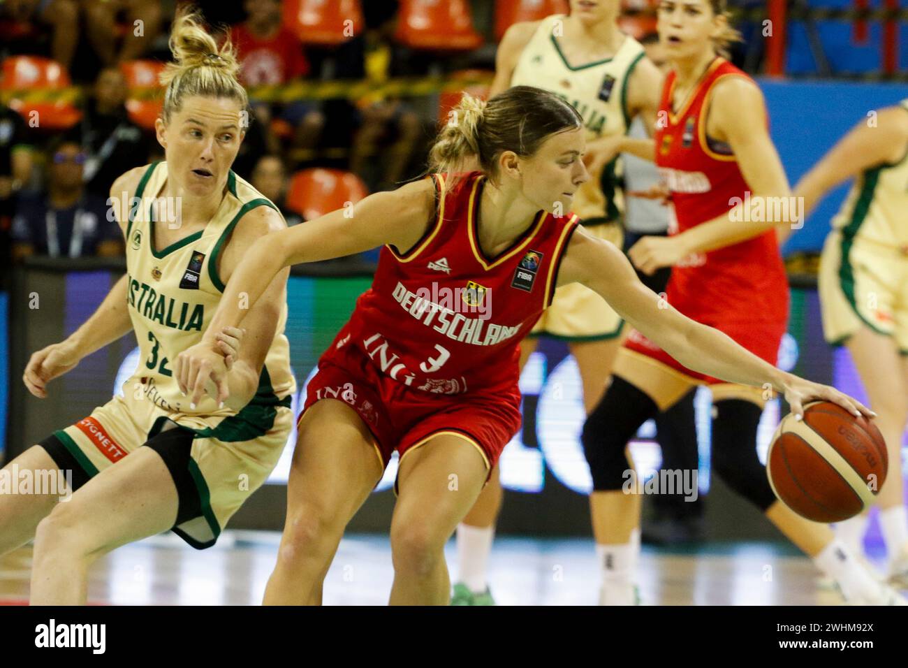 BELÉM, PA - 10.02.2024: AUSTRÁLIA X ALEMANHA - Australia x Germany game ...