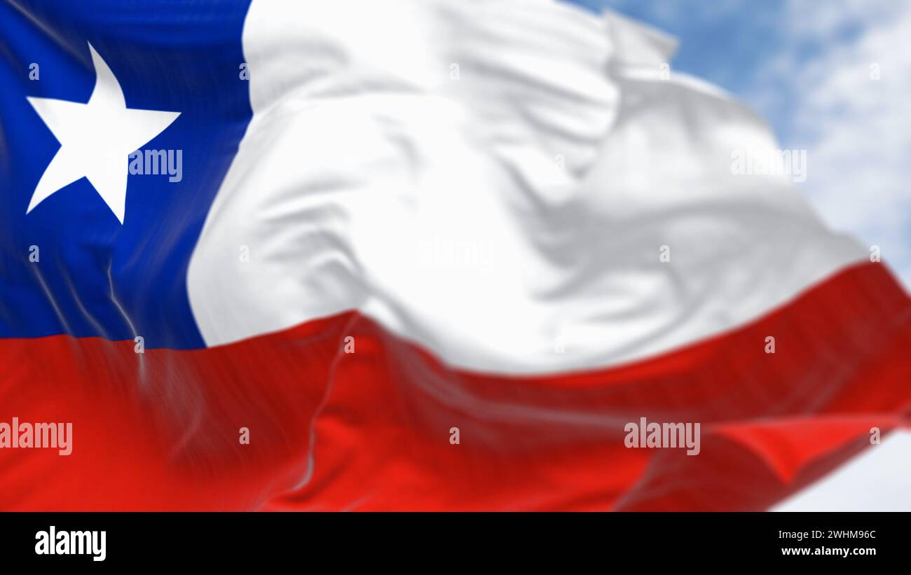 3d flag chile hi-res stock photography and images - Alamy