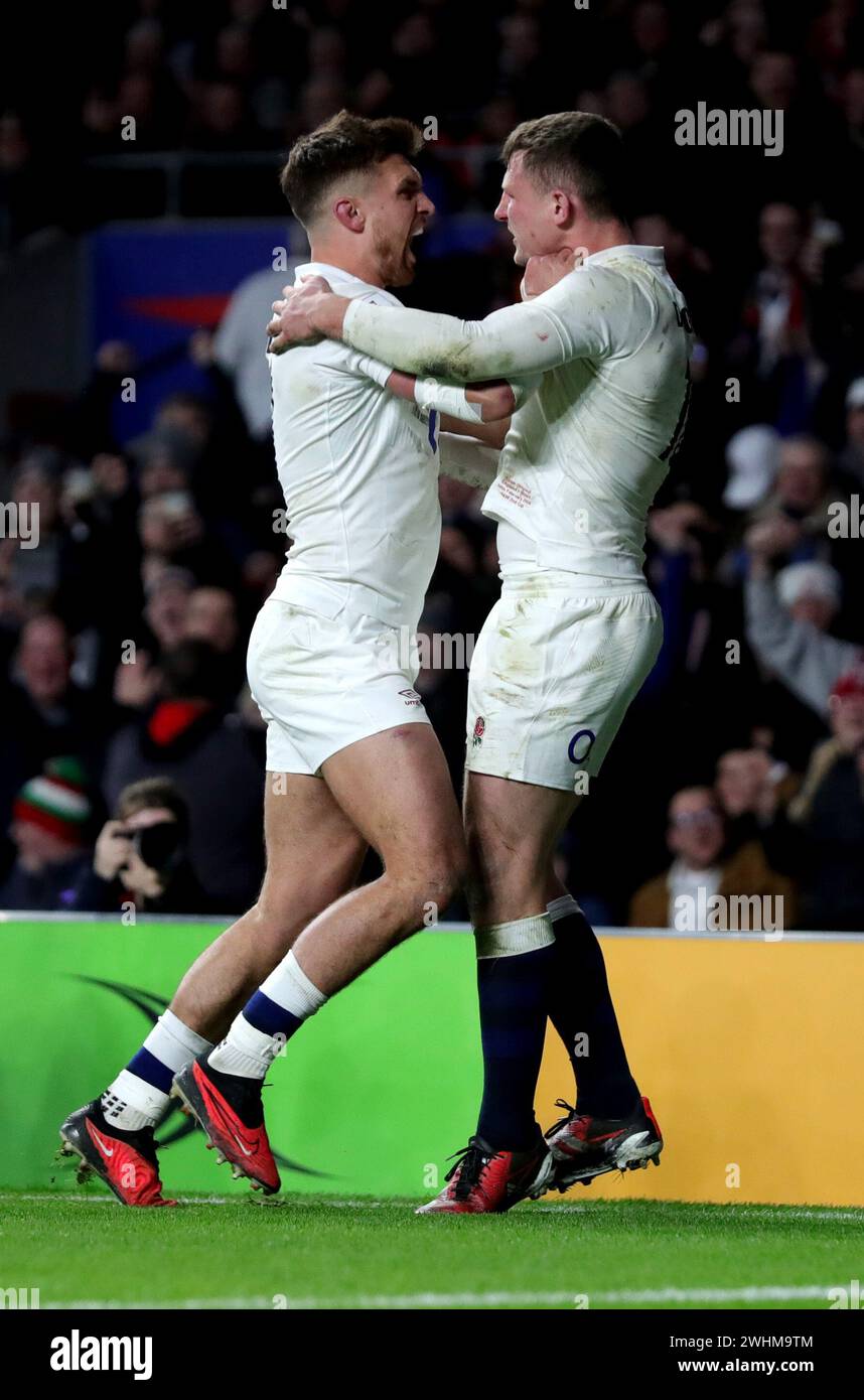 London, England. 10th February, 2024. England's Fraser Dingwall ...