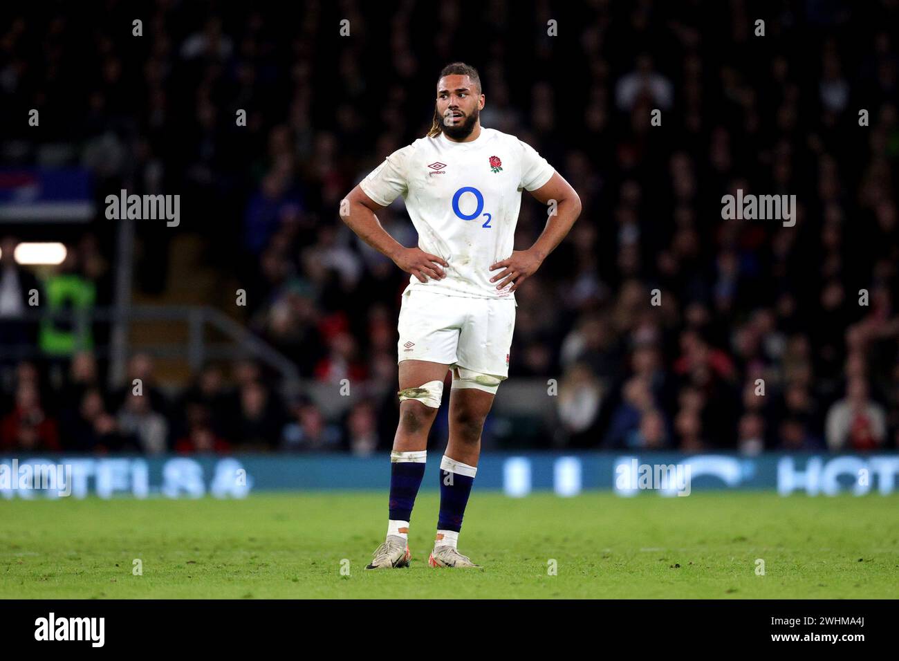 London, England. 10th February, 2024. England's Chandler Cunningham ...