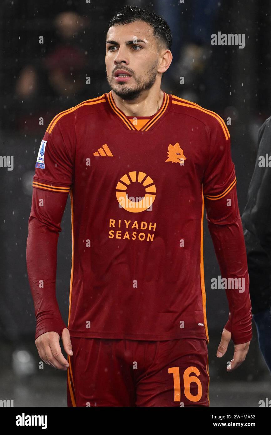 Rome, Italy. 10th Feb, 2024. Leandro Paredes of A.S. Roma during the ...
