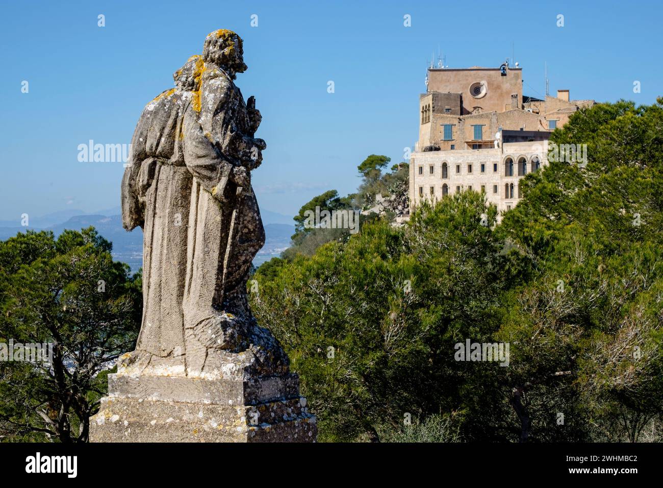 Santuario de Sant Salvador Stock Photo - Alamy
