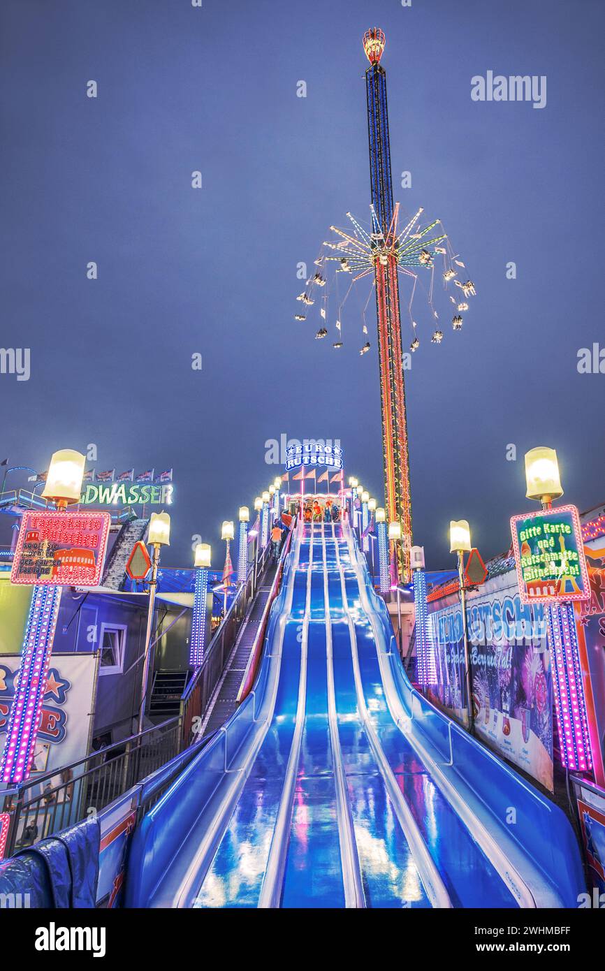 Folk festival in the town of Hof - Euro slide Stock Photo - Alamy