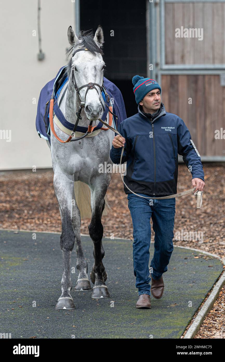 Second race at Wincanton March 2nd 2022 run over fences Stock Photo - Alamy